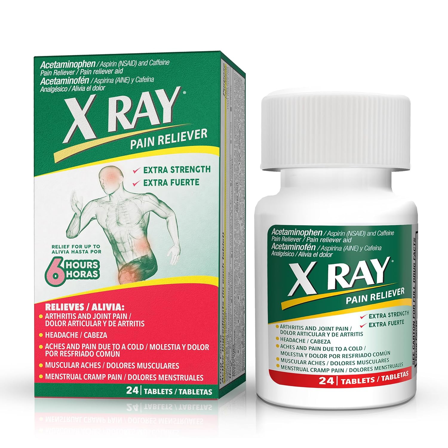 X RAY Extra Strength Pain Reliever - Acetaminophen, Philippines | Ubuy
