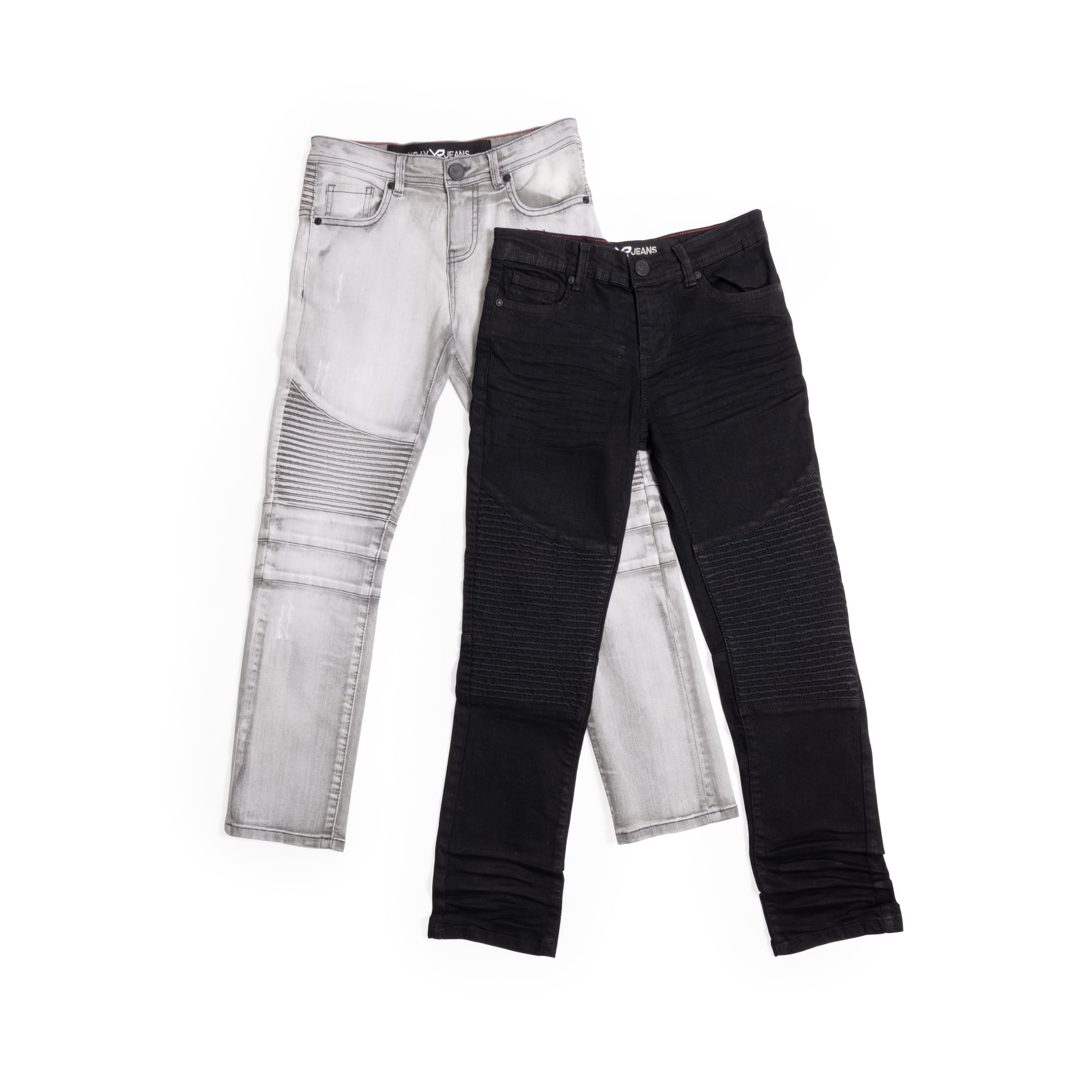 X RAY JEANS Big Boy's Stretch Jeans - 2 Pack, Black/Grey, 12 - Walmart.com