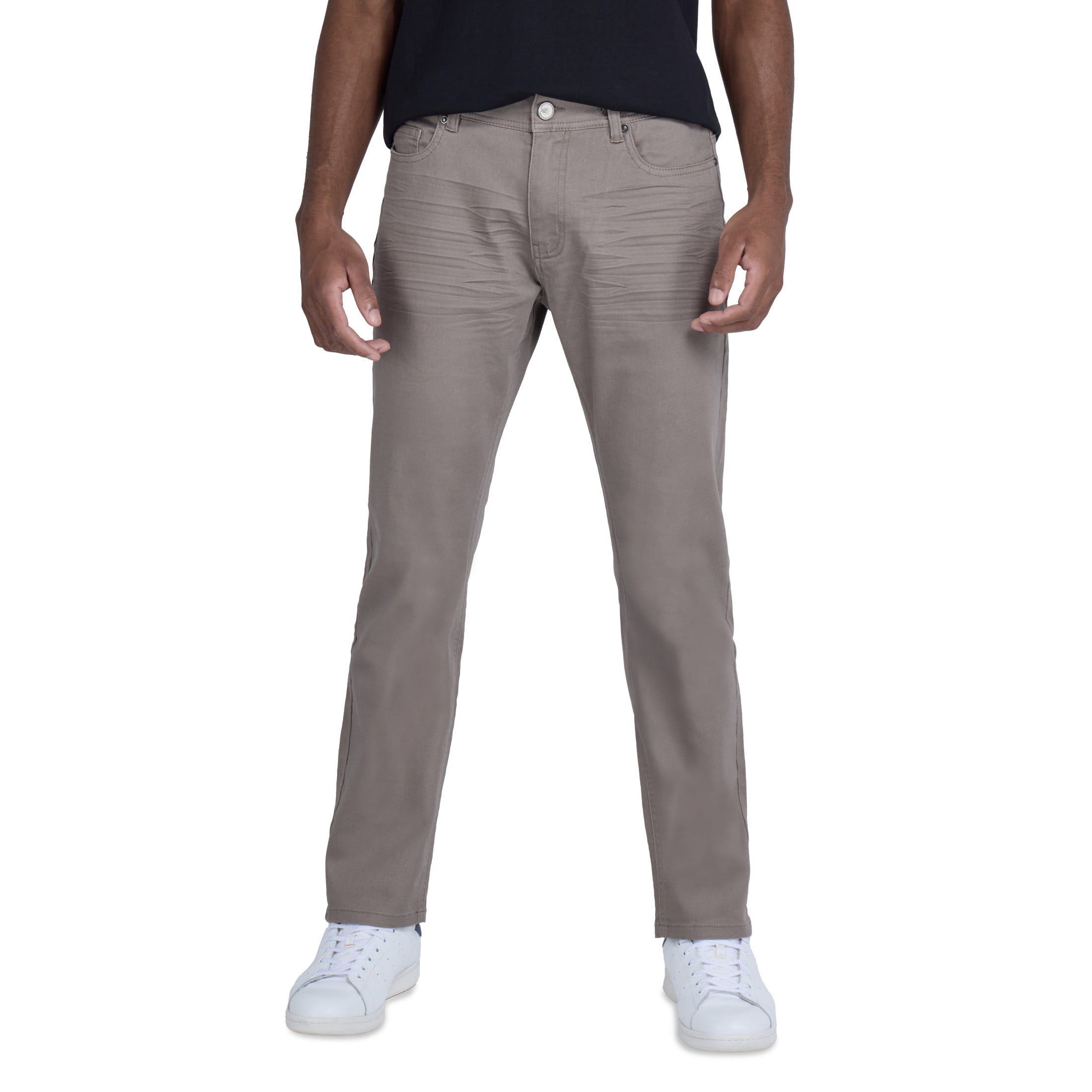 X RAY JEANS Mens Slim Fit Stretch Commuter Pants, Grey, 48X34 - Walmart.com