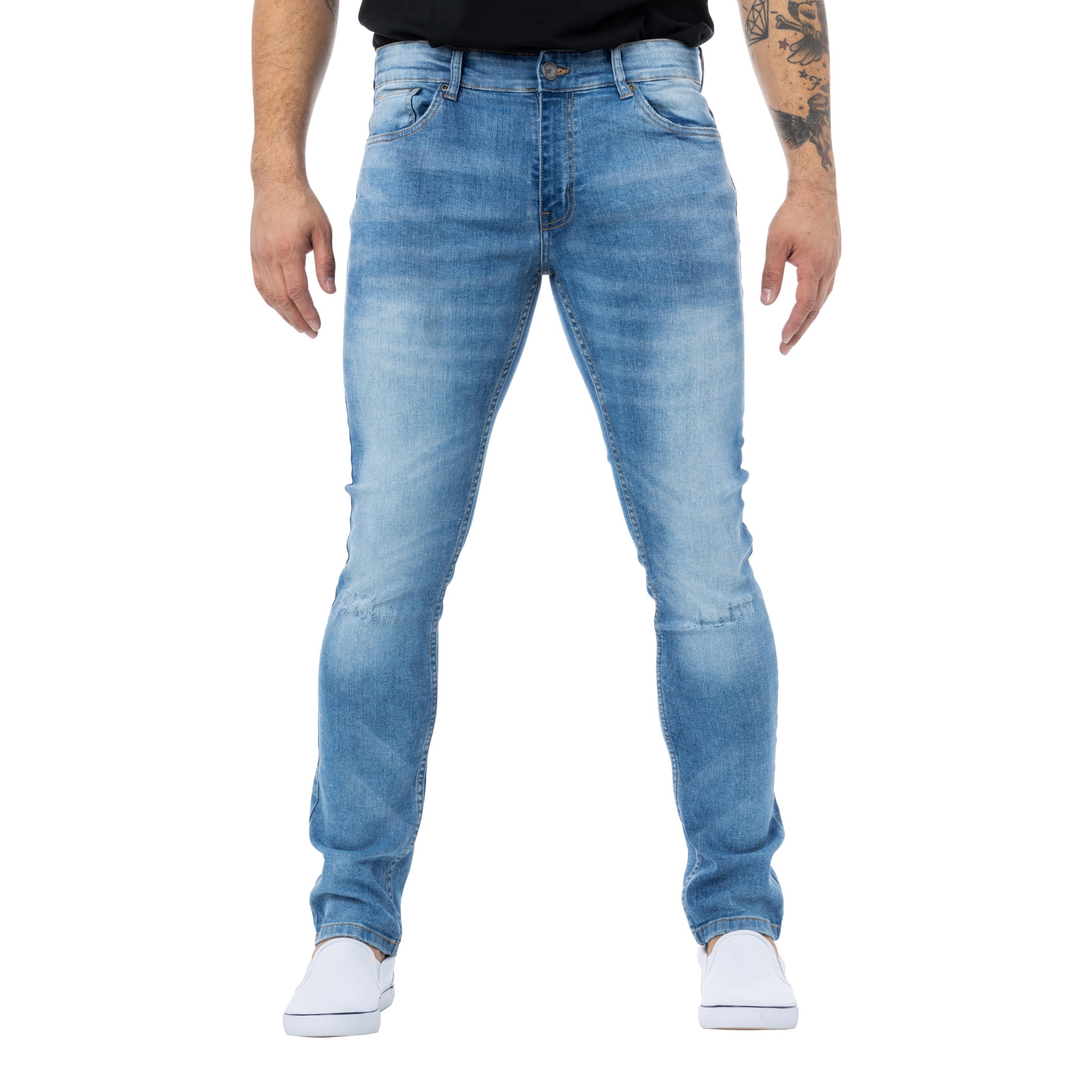 X RAY JEANS Mens Stretch Jeans, Light Wash, 34X32 - Walmart.com