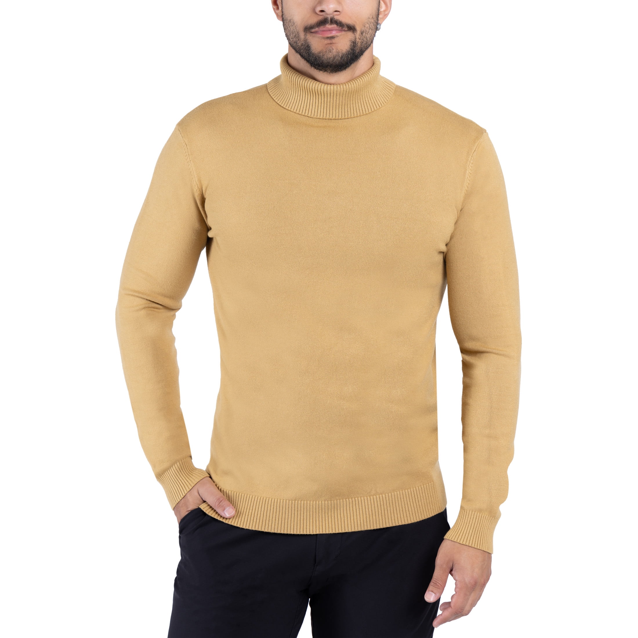 X RAY JEANS Mens Turtleneck Sweater Pullover, Copper, M - Walmart.com
