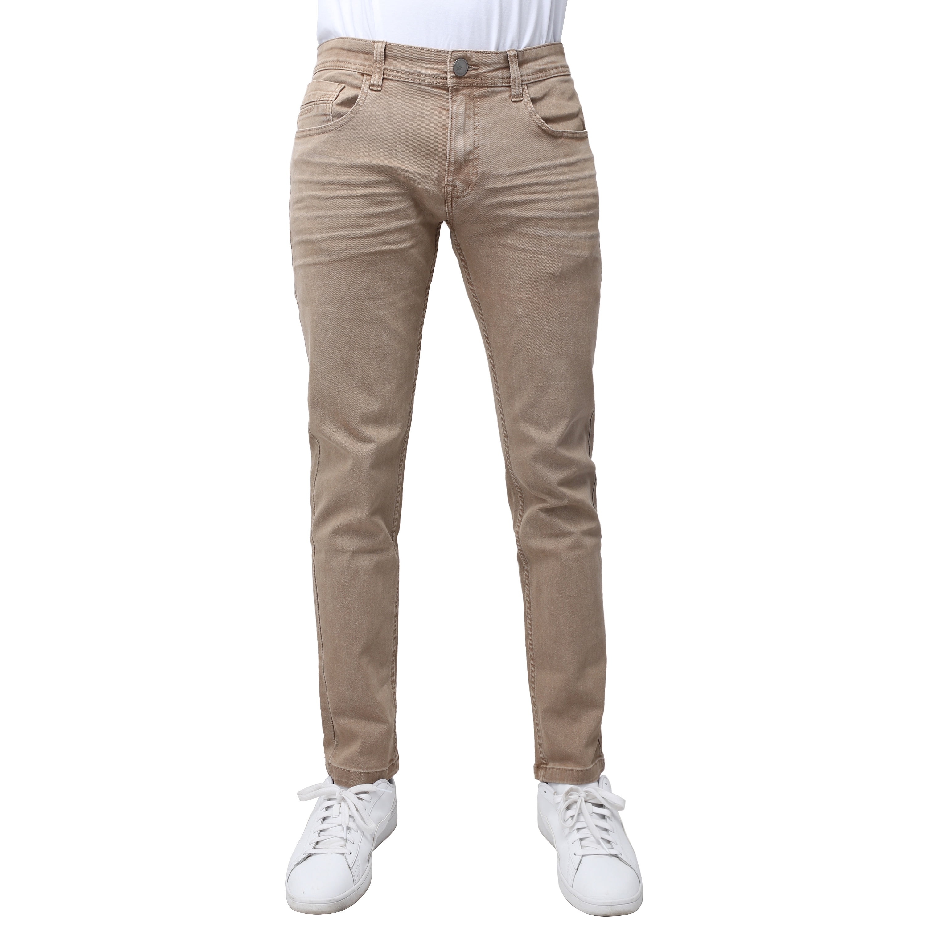 X RAY Jeans Men's Slim Fit Skinny Stretch Comfy Washed Denim Colored ...