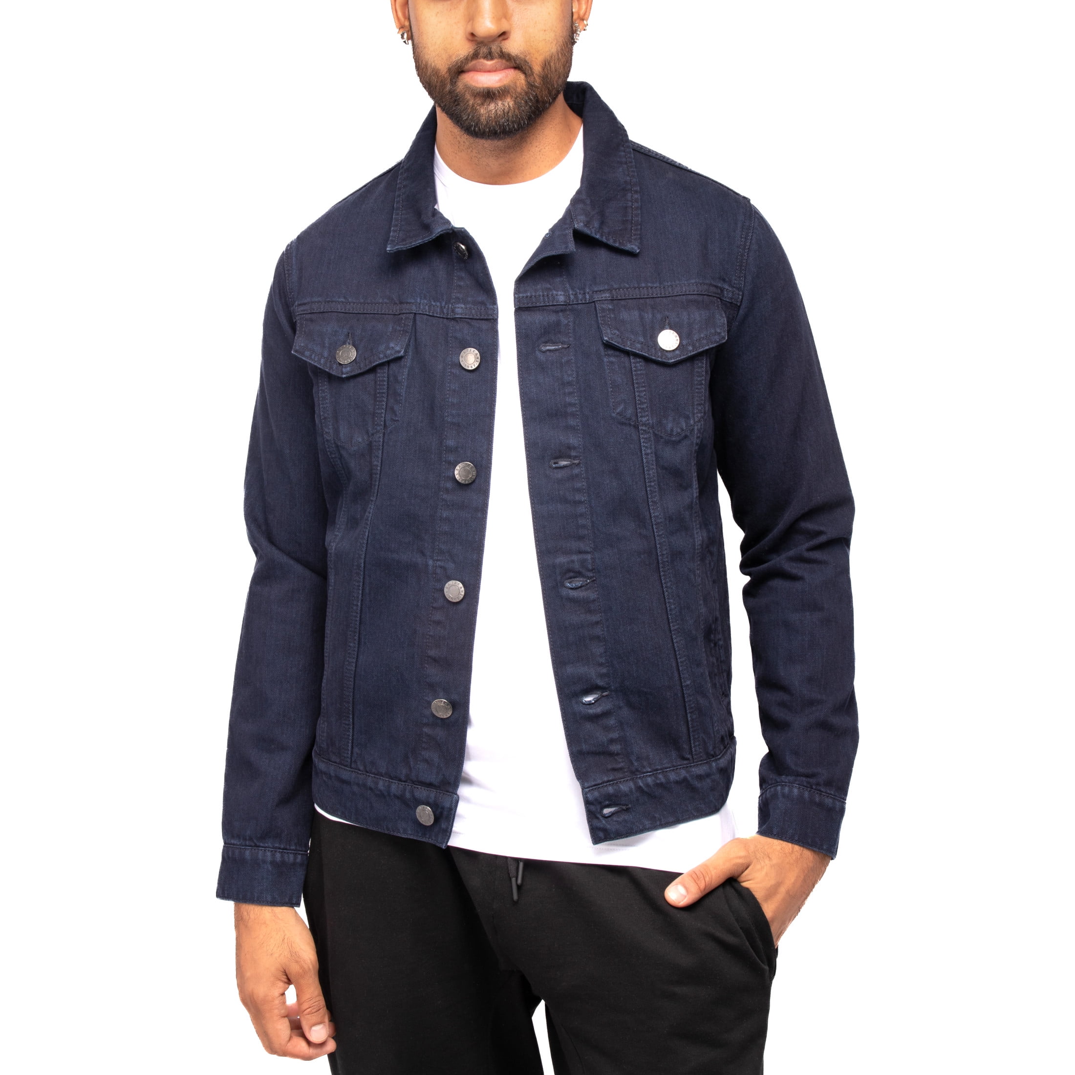 X RAY Jeans Mens Denim Jacket, Navy, S - Walmart.com