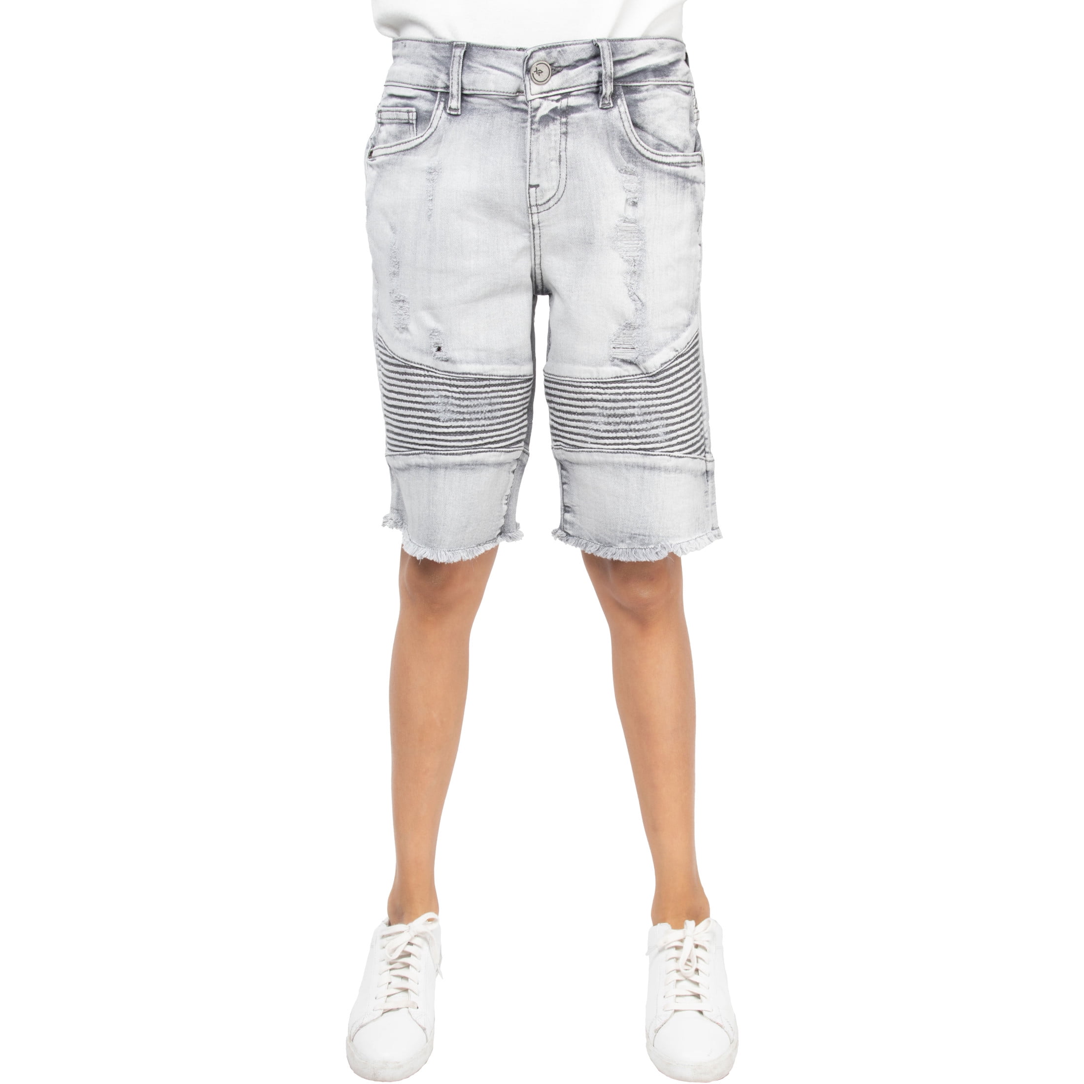 X RAY JEANS Boy's Denim Shorts, Grey Wash, 16 - Walmart.com