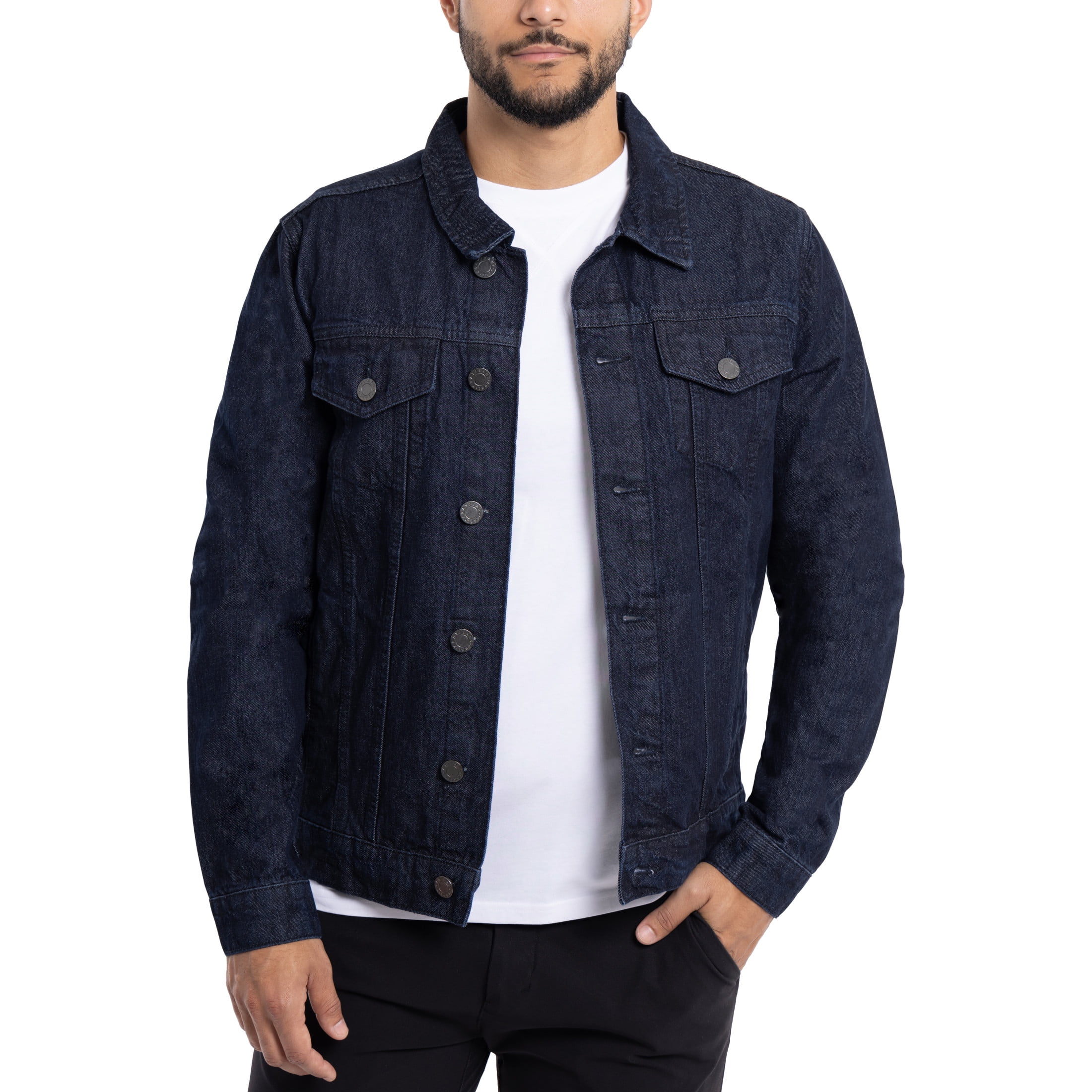 X RAY Jeans Mens Denim Jacket, Blue Rinse, 3XL - Walmart.com