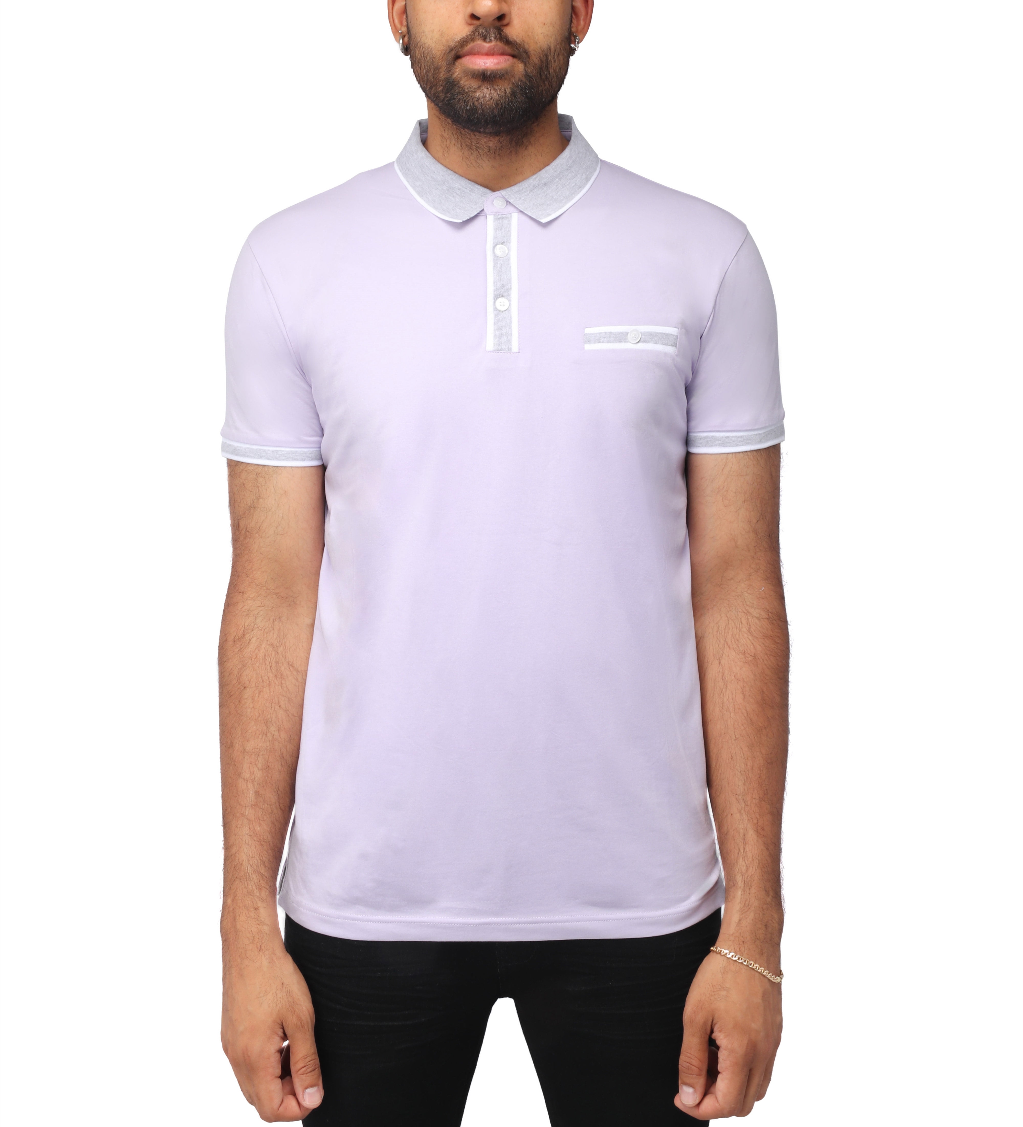 X RAY Men's Slim Athletic Fit Short Sleeve Performance Stretch Cotton ...