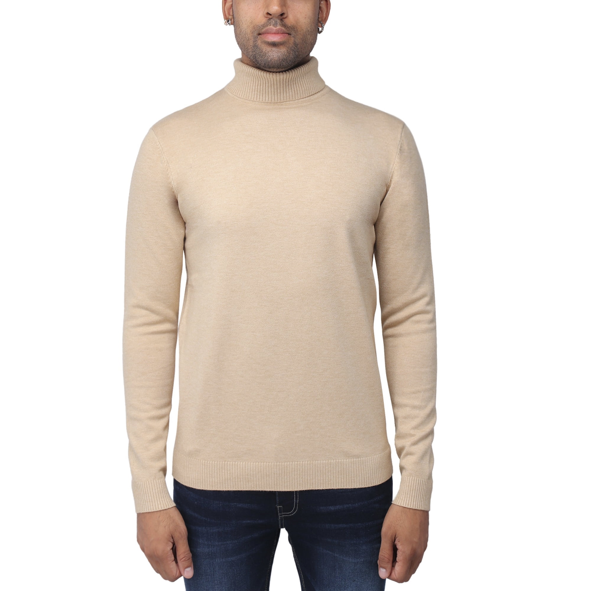 X RAY Men's Soft Slim Fit Turtleneck, Mock Neck Pullover Sweaters for ...