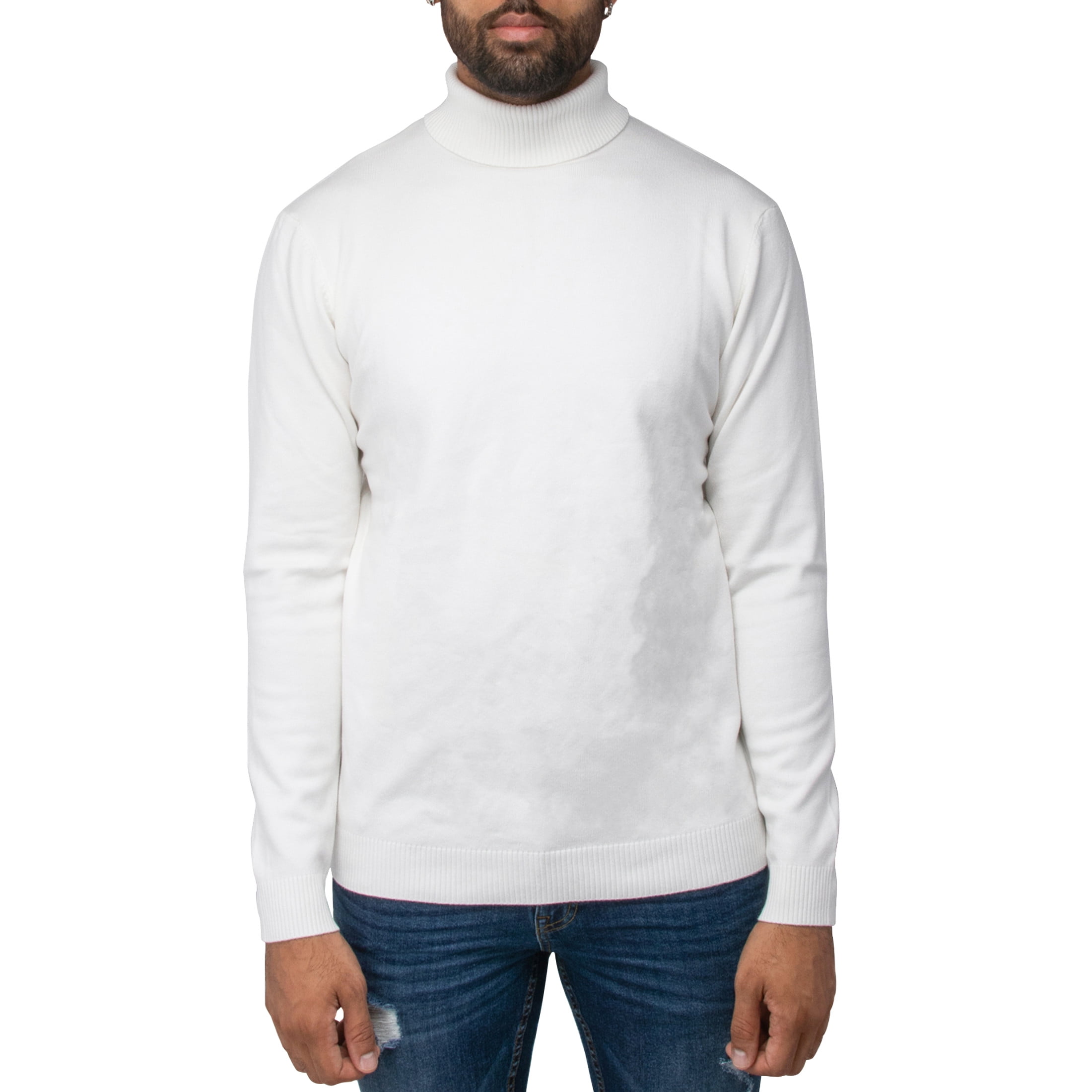 X RAY JEANS Mens Turtleneck Sweater Pullover, White, 2XL - Walmart.com