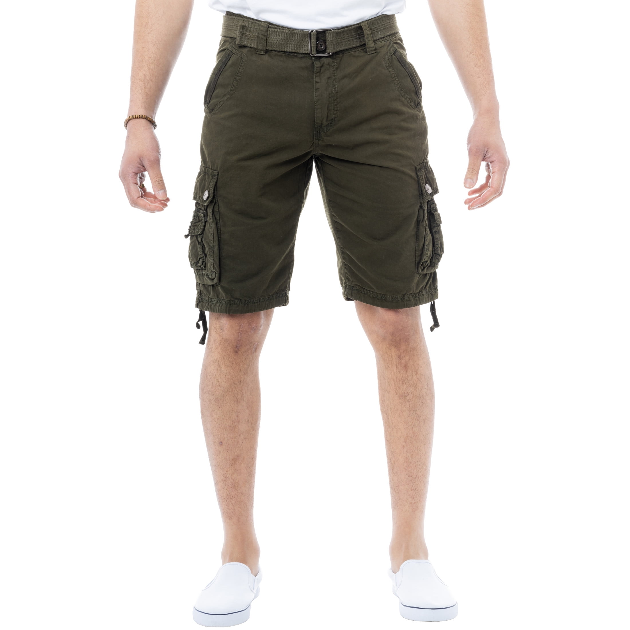 X RAY JEANS Mens 12.5" Inseam Cargo Shorts, Olive, 36 - Walmart.com