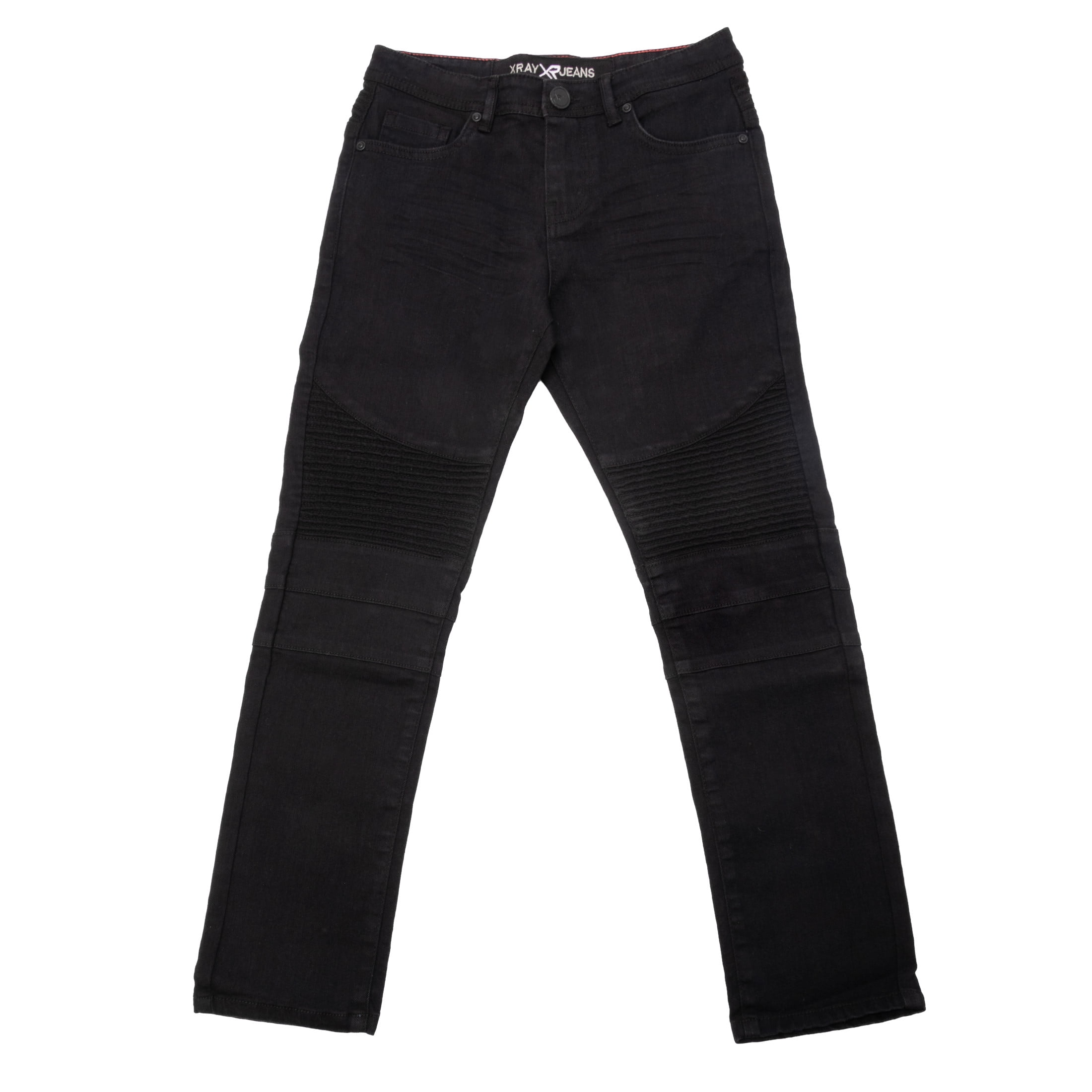 X RAY JEANS Boy's Moto Jeans, Black Wash, 18 - Walmart.com