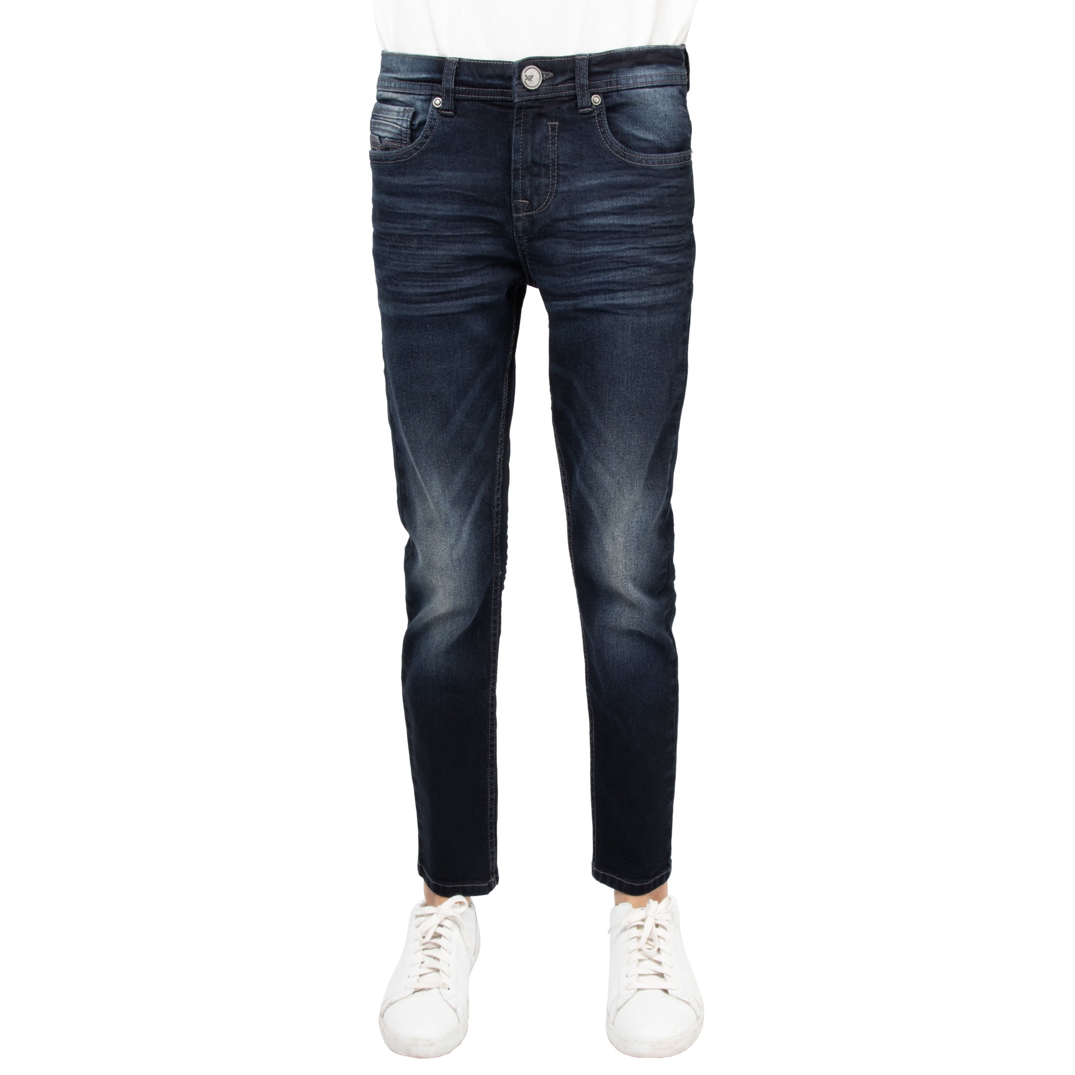 X RAY JEANS Boy's Dark Blue Washed Jeans, Dark Blue, 16 - Walmart.com