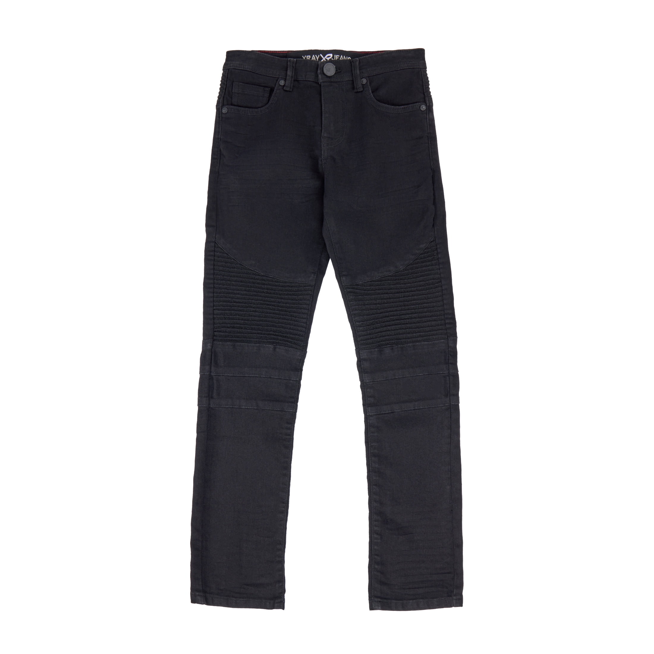 X RAY JEANS Big Boy's Moto Jeans, Jet Black, 12 - Walmart.com