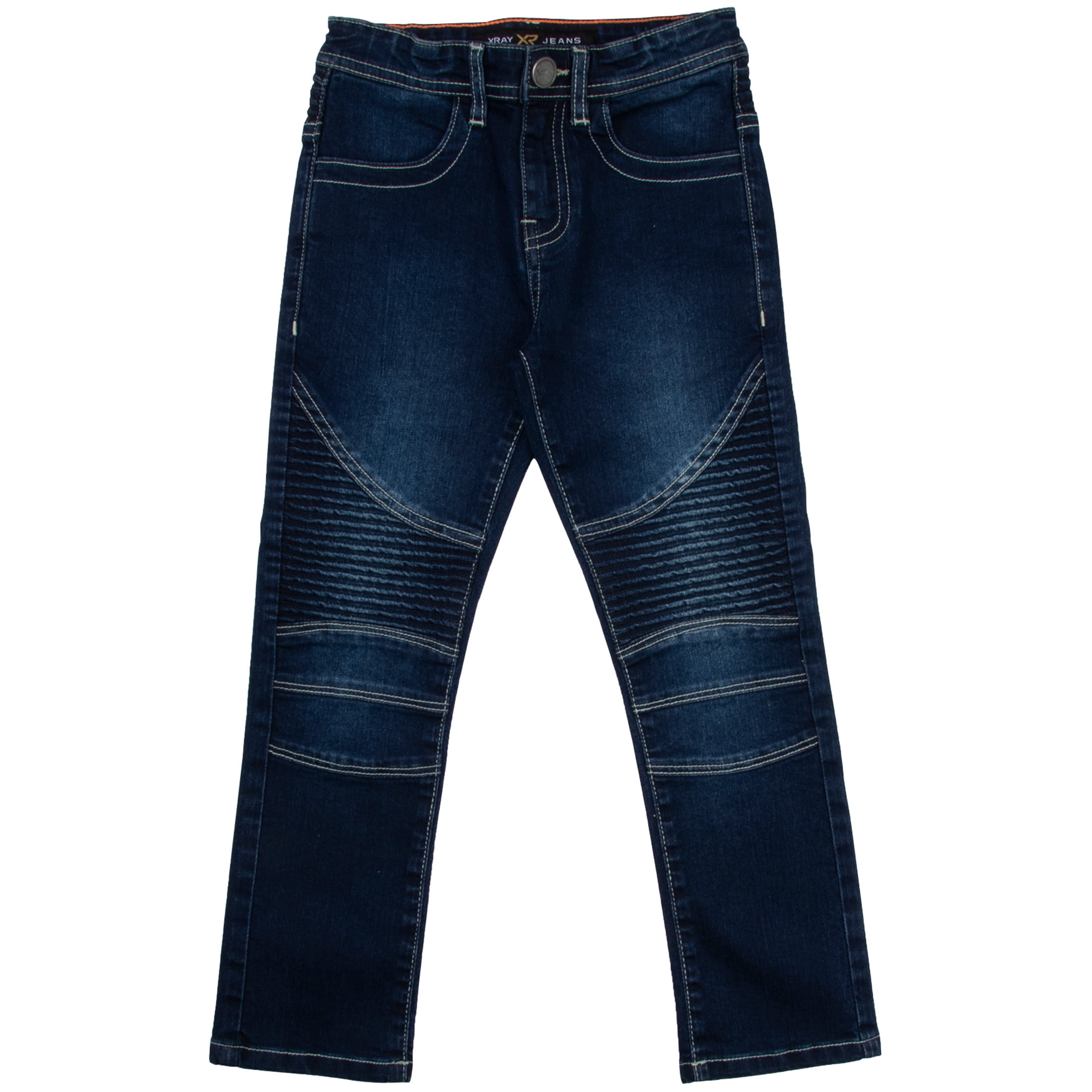 X RAY JEANS Little Boy's Moto Jeans, Blue, 6 - Walmart.com
