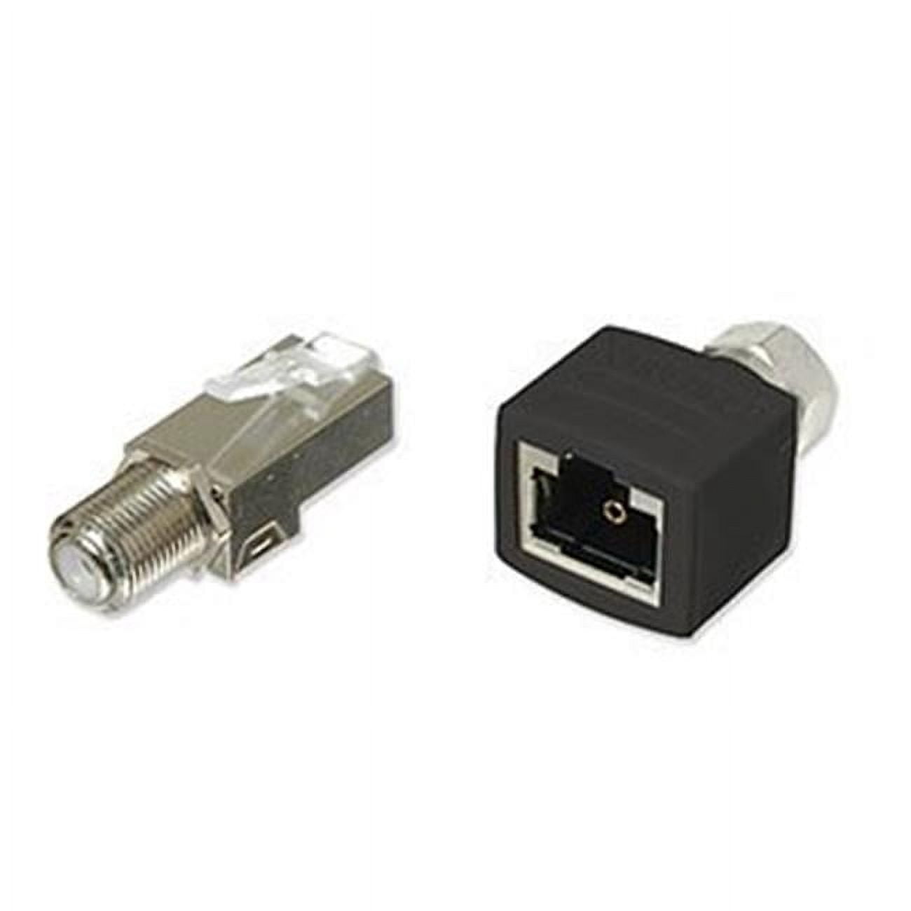 X-RJAX Snap-In Coax Female to Male Combo Kit Black - Walmart.com