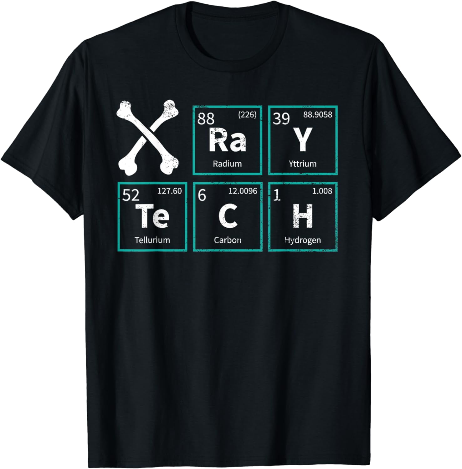 X-Ray Tech Radiologist Rad Tech Radiology Periodic Table T-Shirt ...