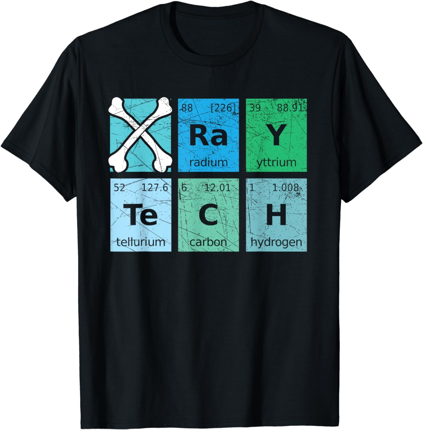 X-Ray Tech Radiologist Rad Tech Radiology Periodic Table T-Shirt ...