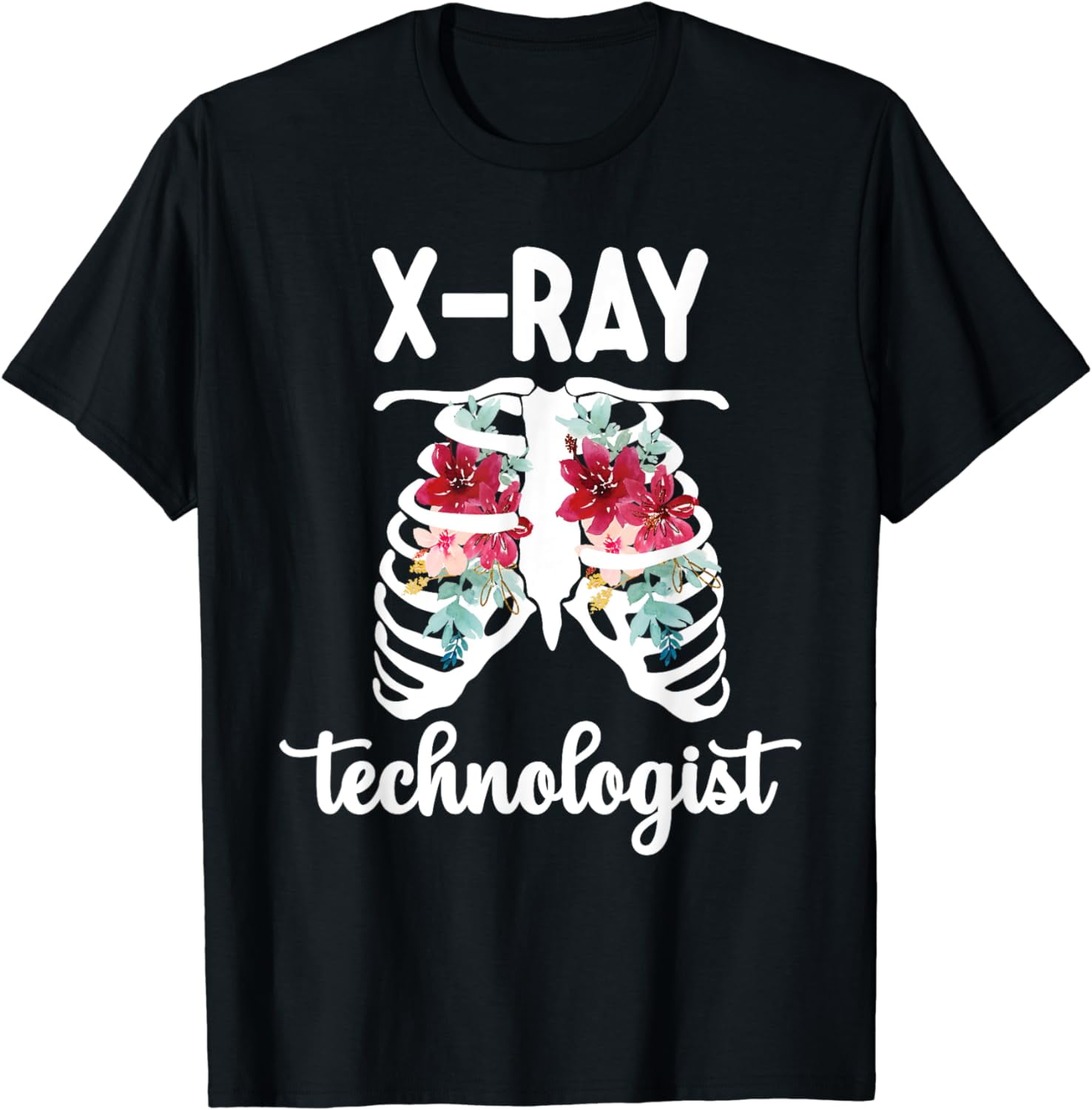 X-Ray Technologist Skeleton | X-Ray Tech RT Radiology Tech T-Shirt ...