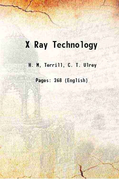 X Ray Technology 1930 [Hardcover] - Walmart.com