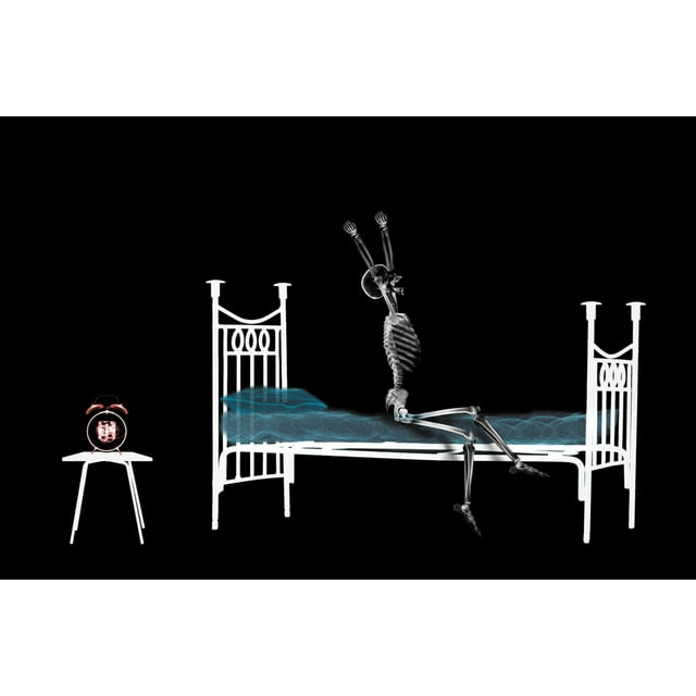 X Ray with Skeleton Rising out of Bed Photo Photograph Cool Wall Art ...