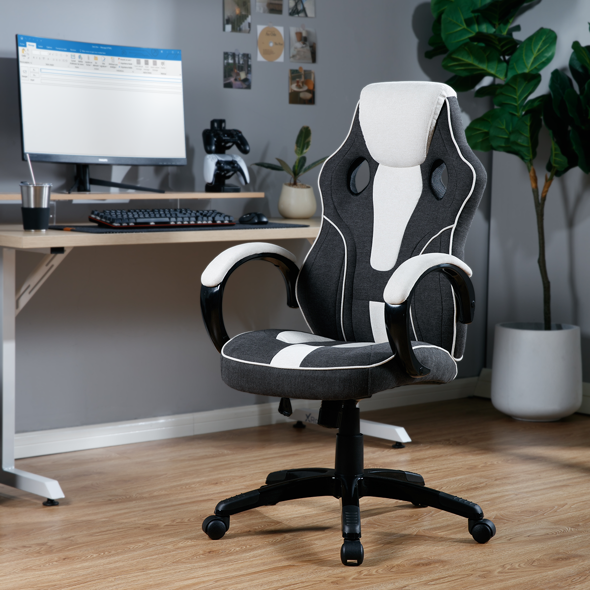 Homall Gaming Chair Sracer Chair Ergonomic High Back Computer Office ...