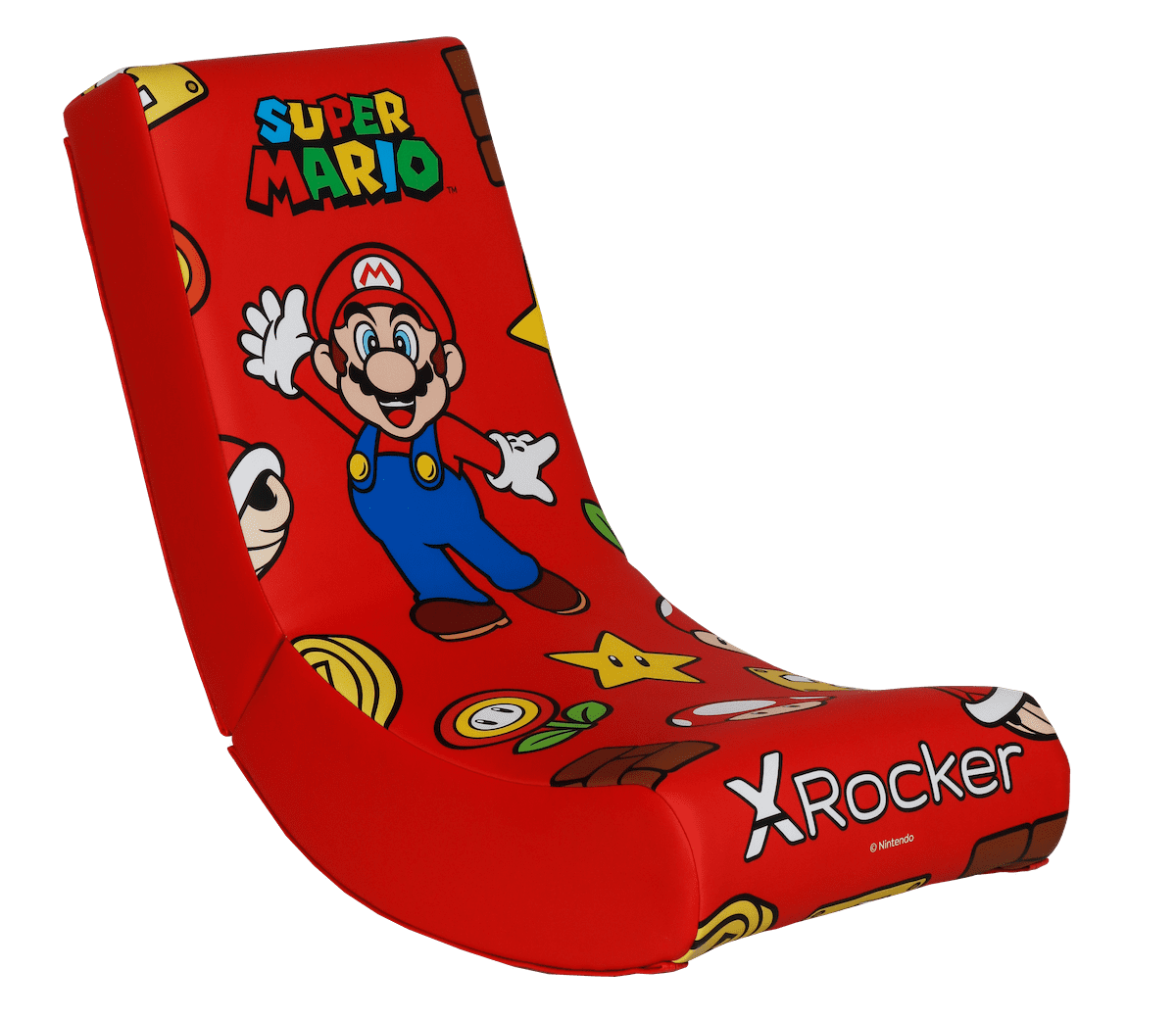 X Rocker Super Mario Power-Up Floor Rocker Gaming Chair - Walmart.com
