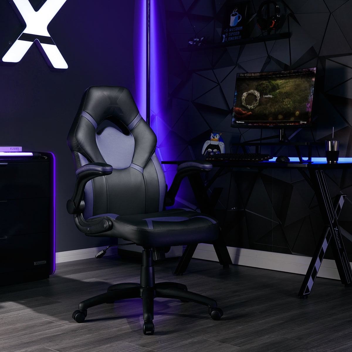 X Rocker Venom PC Chair Purple/Black - Walmart.com