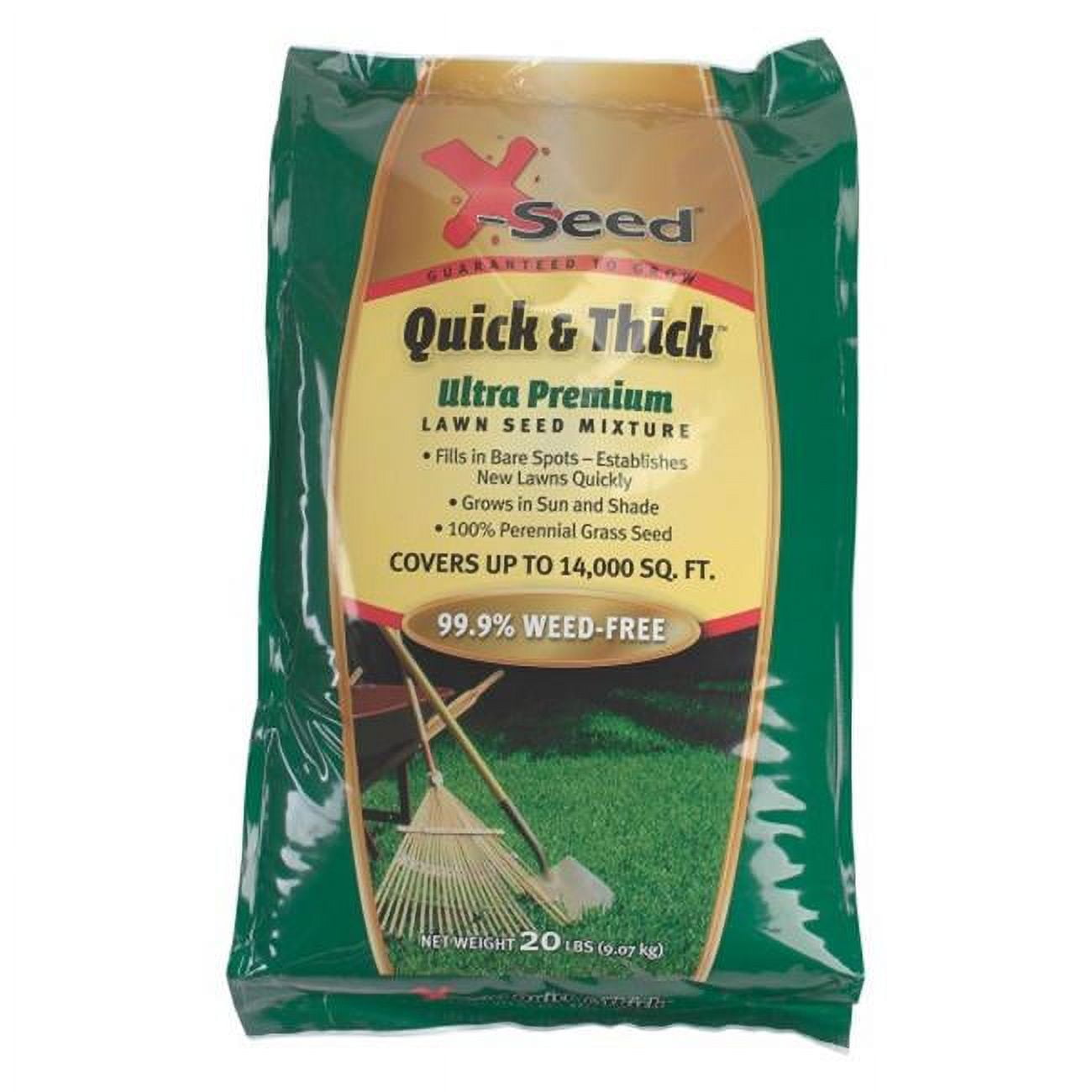 X-Seed 20 lbs Ultra Premium Quick & Thick Lawn Seed Mixture - Walmart.com