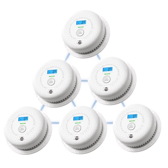 X-Sense Smoke and Carbon Monoxide Alarm Combo, 10 Year Battery ...