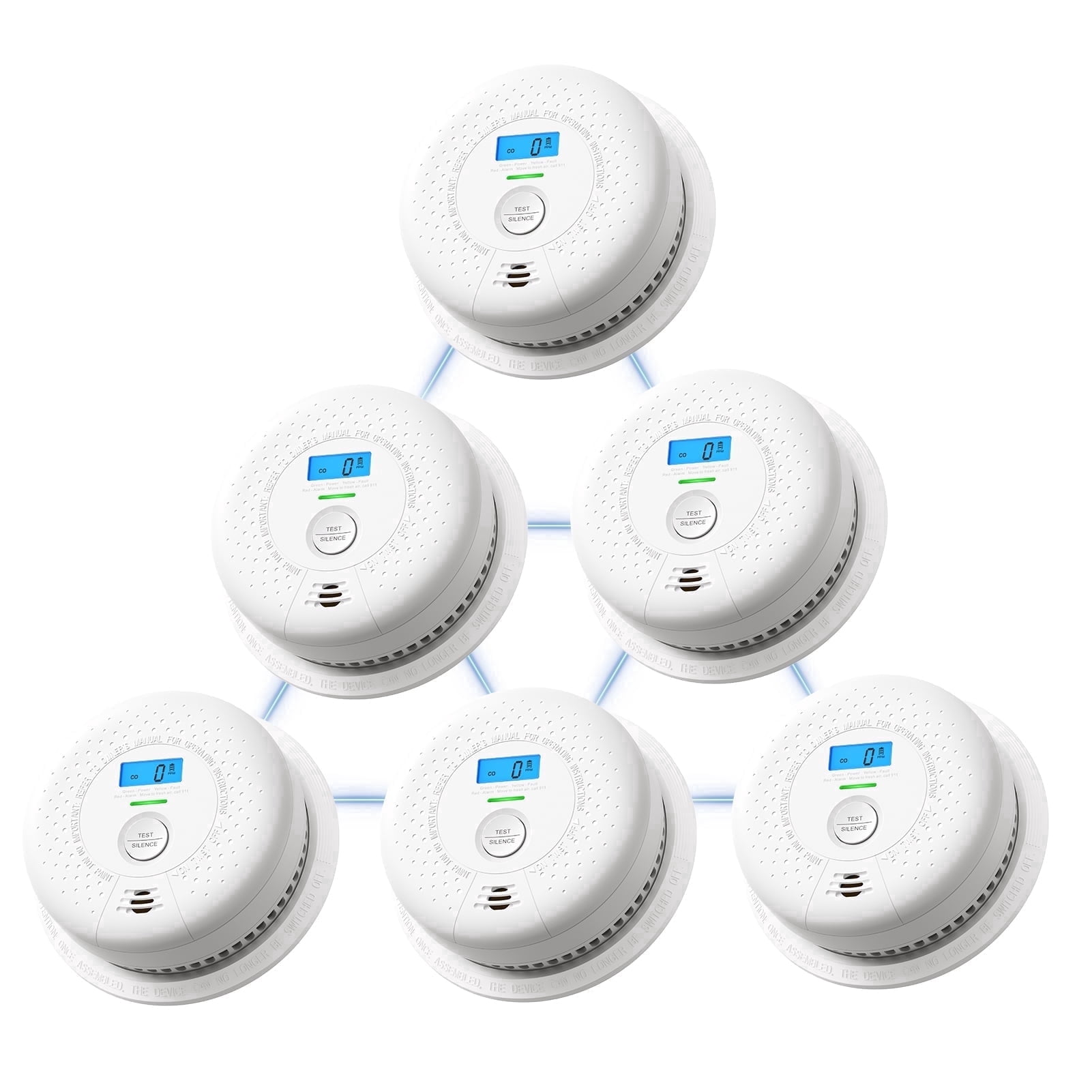 X-Sense Smoke and Carbon Monoxide Alarm Combo, 10 Year Battery ...
