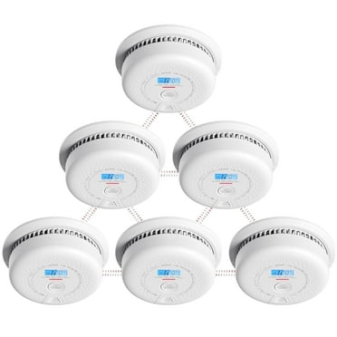 First Alert SCO500B Wireless Smoke and Carbon Monoxide Alarm with Voice ...