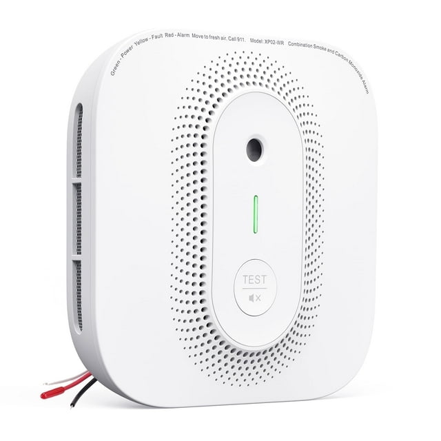 X-Sense Smoke Detector Carbon Monoxide Detector Combo Hardwired with ...