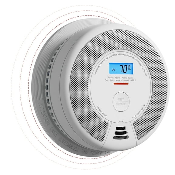 X-Sense Smoke Detector Carbon Monoxide Detector, 10-Year Battery ...
