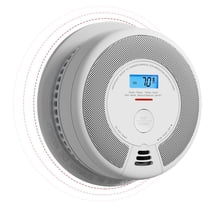 First Alert BRK SCO2B Smoke and Carbon Monoxide (CO) Detector with 9V ...