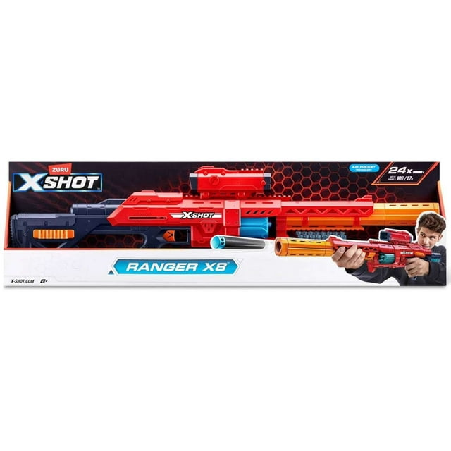 X-Shot Ranger X8 Blaster for Childcare Supervised Playtime - Walmart ...