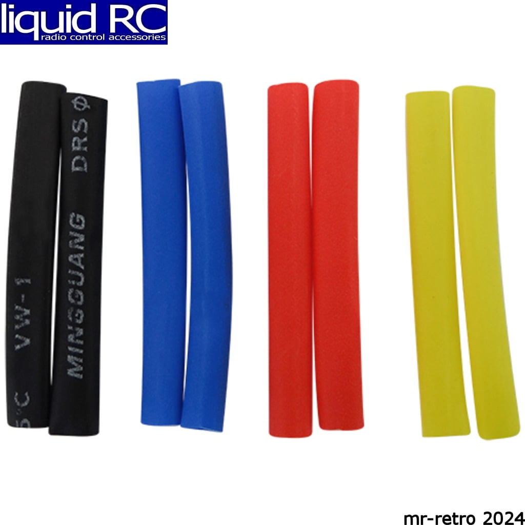 X Spede ACE6HS1246 6mm Assorted Color Heat Shrink Tubing Battery wire ...