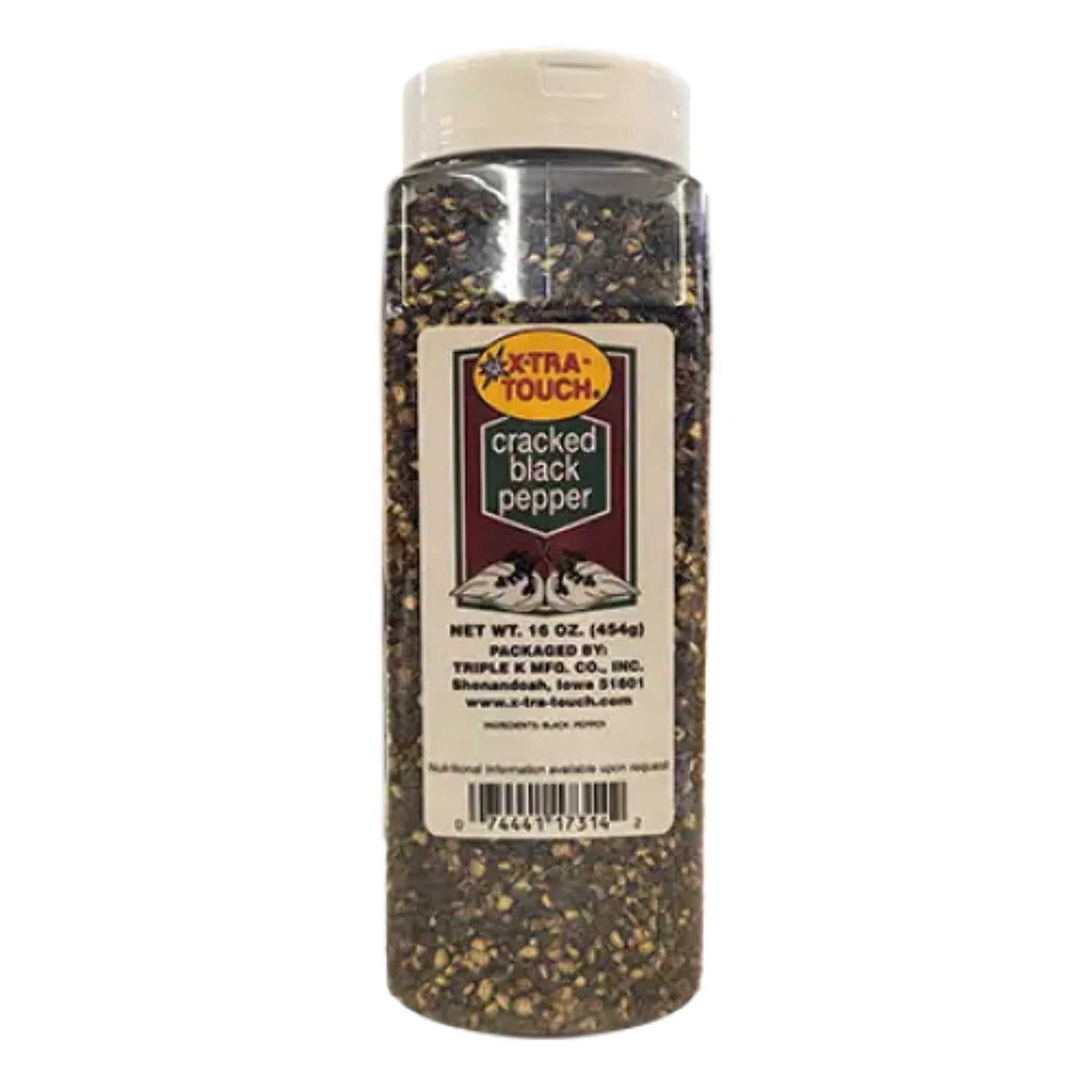 Pantryful X-TRA TOUCH Cracked Black Pepper, 16 oz, Herb and Spice ...