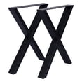 X Table Legs 28" Metal Desk Legs - Heavy Duty Steel Table Legs - Dining ...