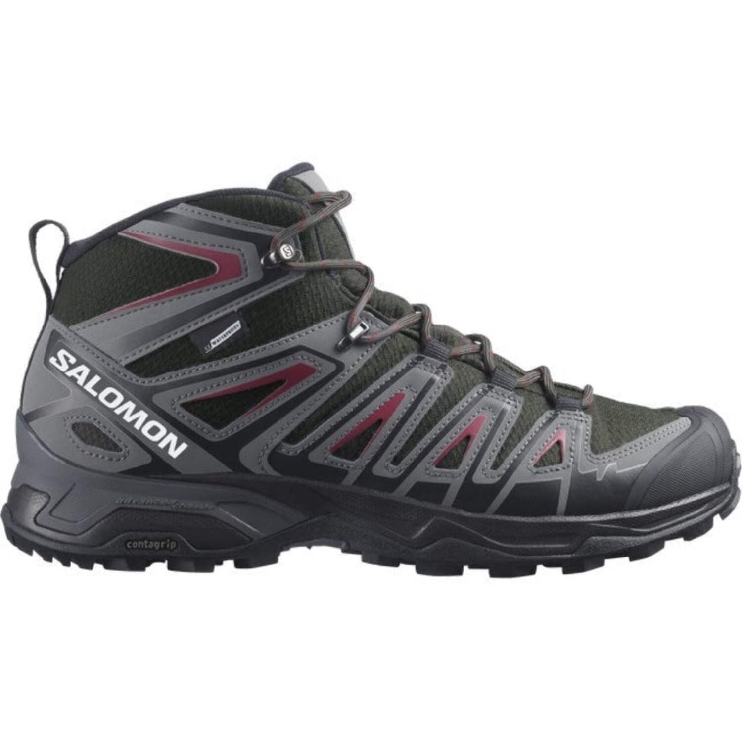 X Ultra Pioneer Mid Climasalomon™ Waterproof - Men's Hiking Boots Peat ...