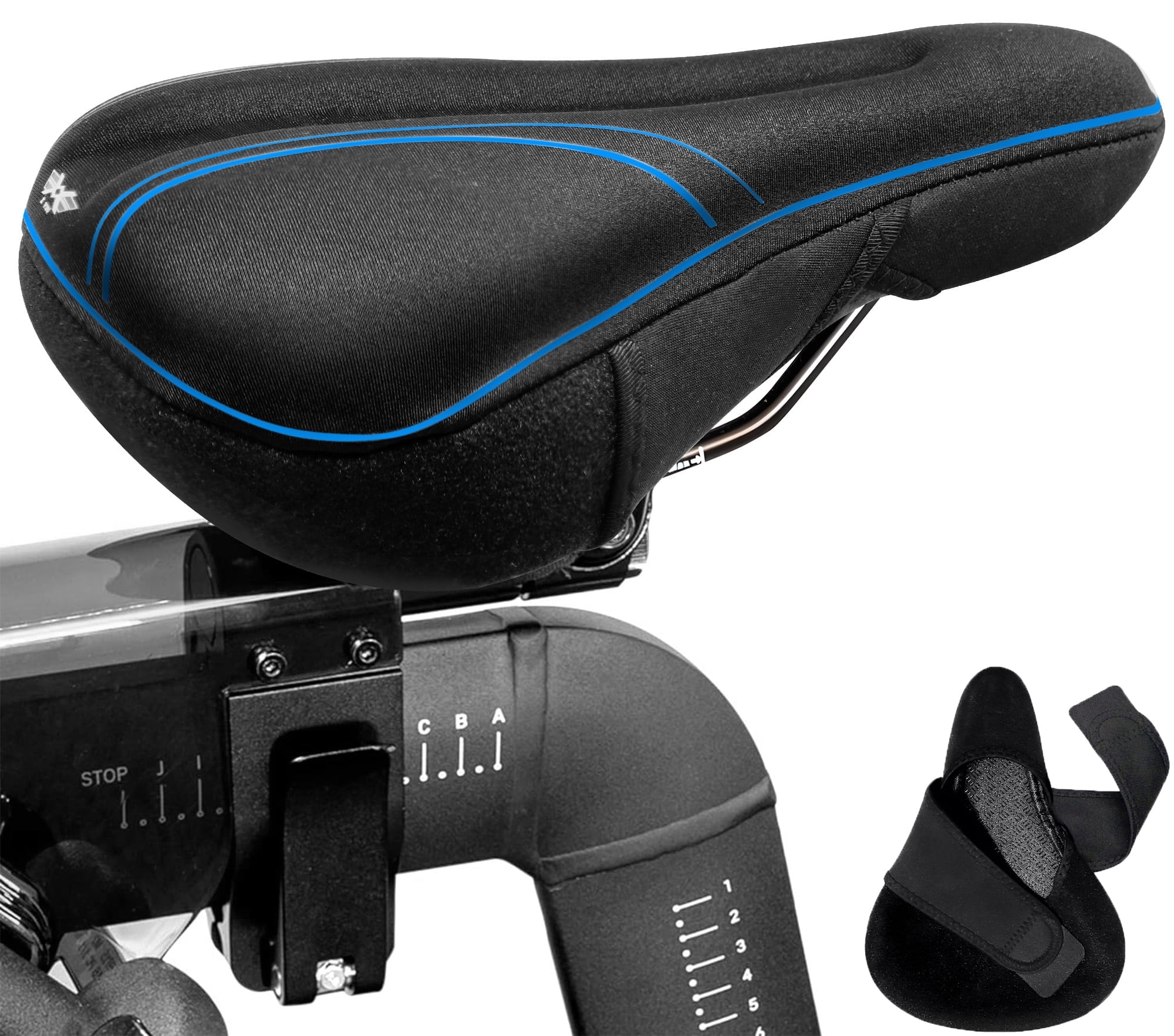X Wing Bike Seat Cover, 11.61" x 8", Memory Foam, Anti-Slip, Fits ...