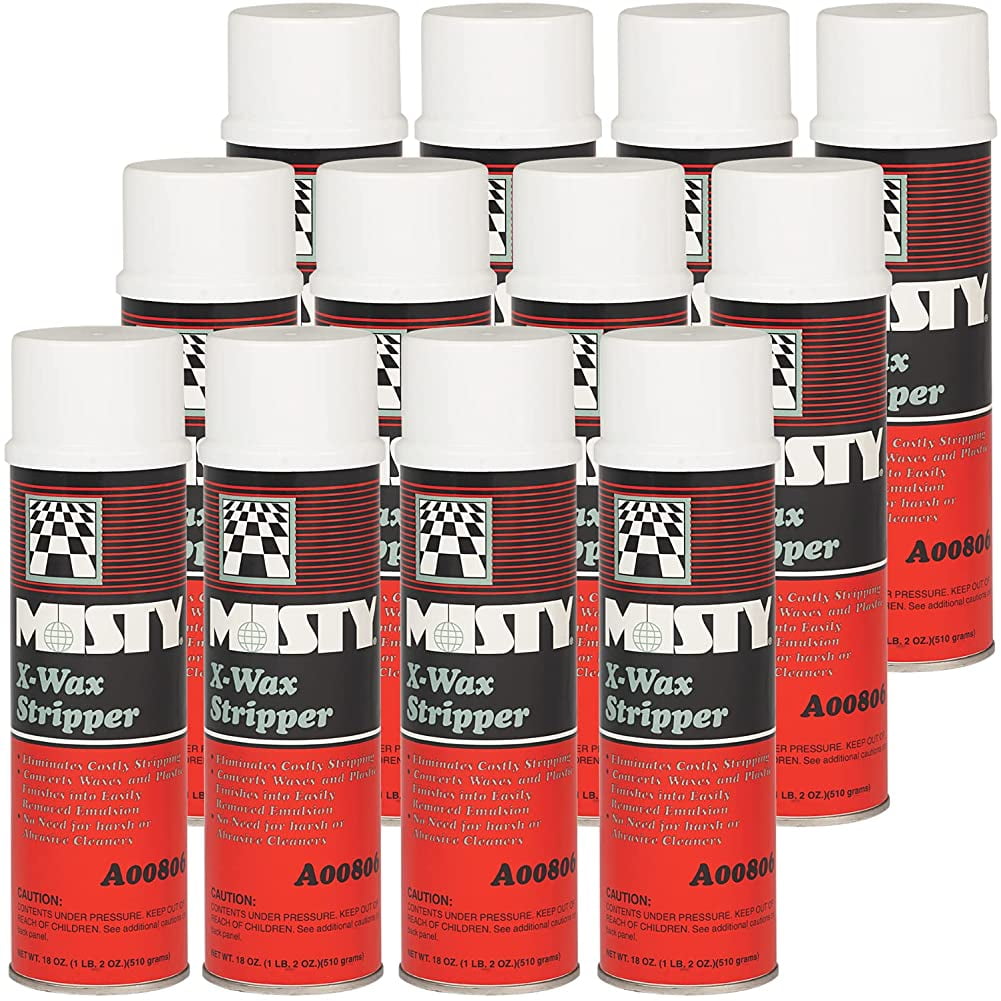 MISTY X-Wax Stripper - 18 oz (Case Of 12) 1033962 - Great For Tile ...