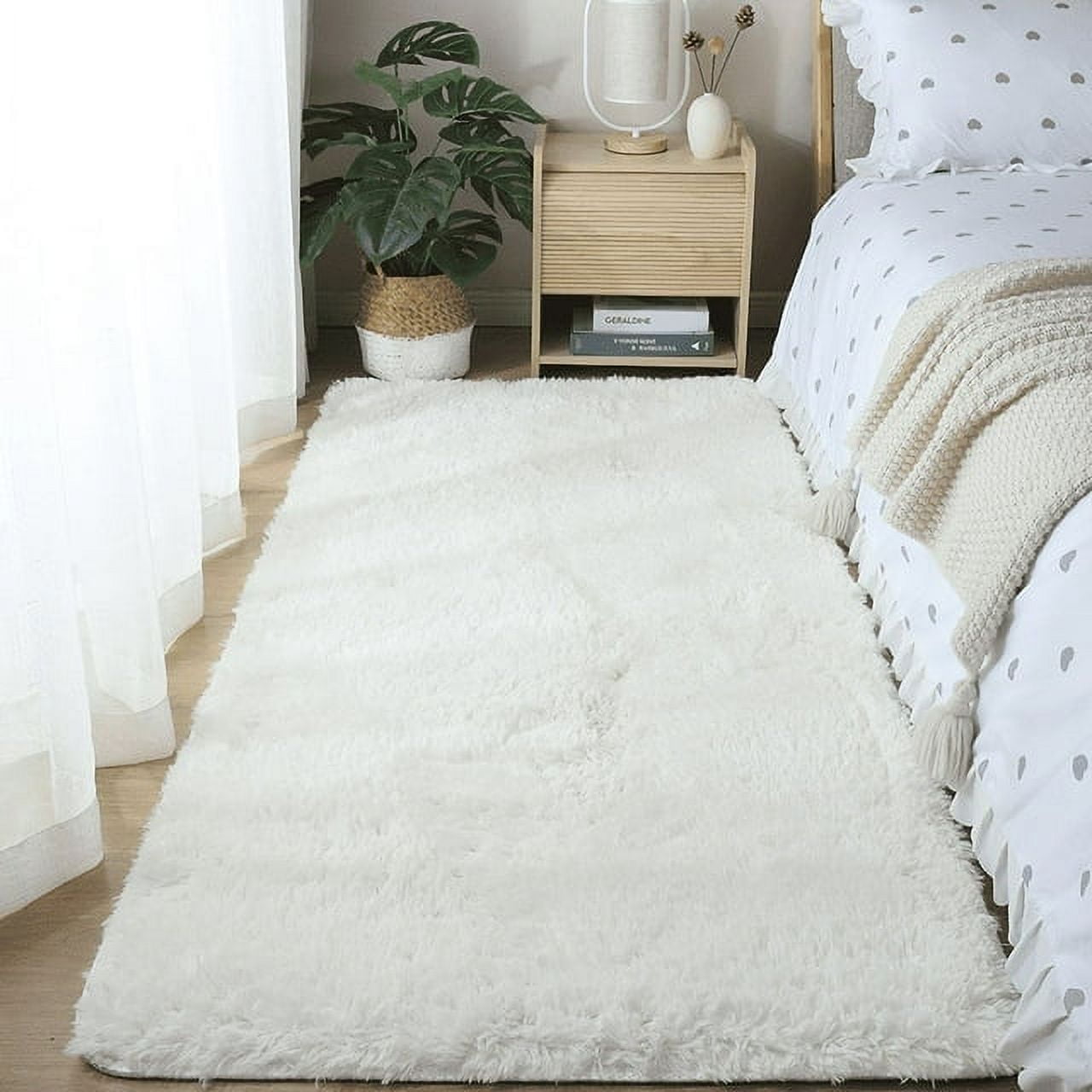 X XBEN Small Throw Rugs for Bedroom, 2x3 Non Slip Mini Area Rug ...