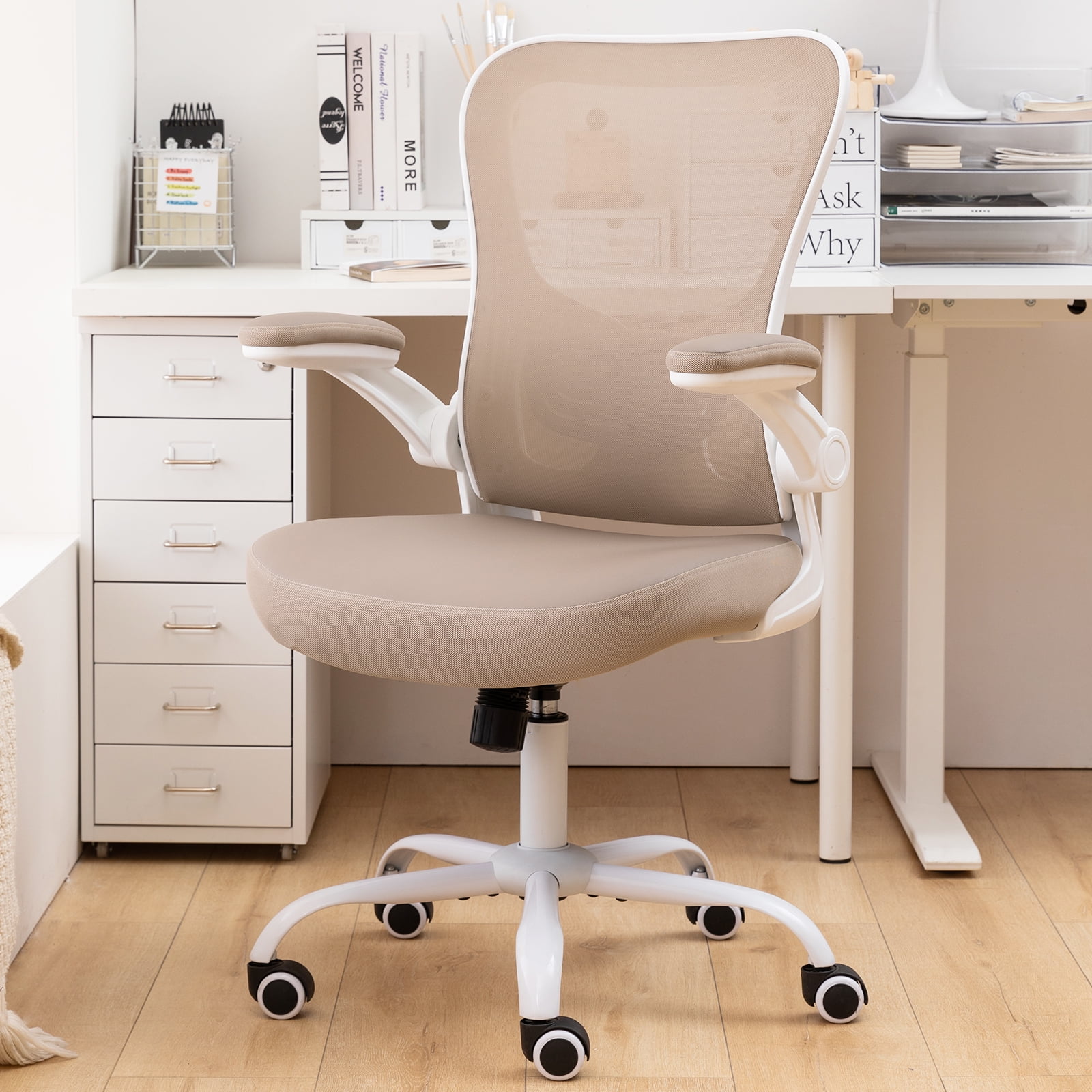 X Xishe Ergonomic Office Chair, Mid-Back, Adjustable Armrests, Lumbar ...