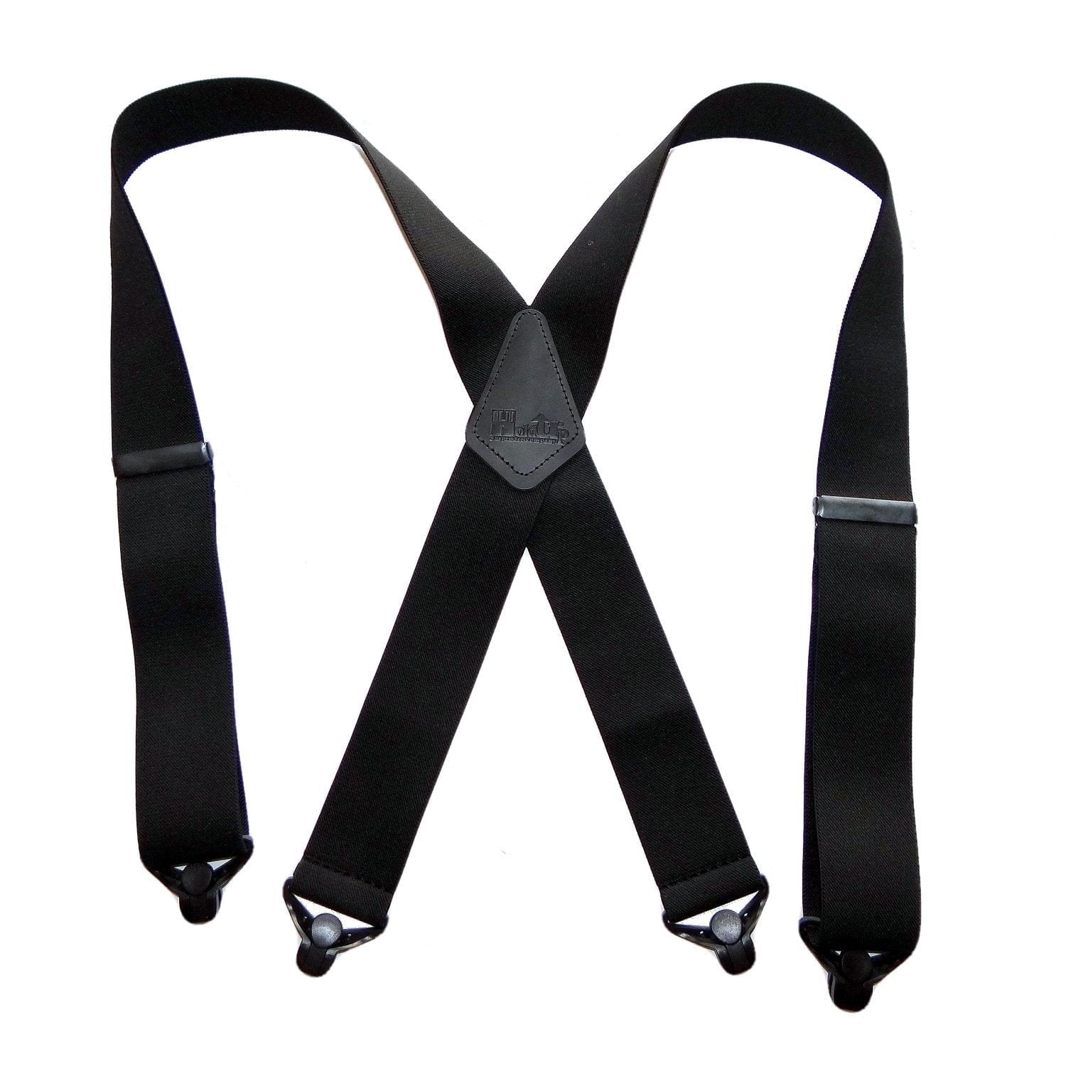 X-back Holdup Shadow Black Heavy Duty Work Suspenders with jumbo ...