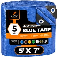 Boen Blue Tarps 50' x 50' - Walmart.com