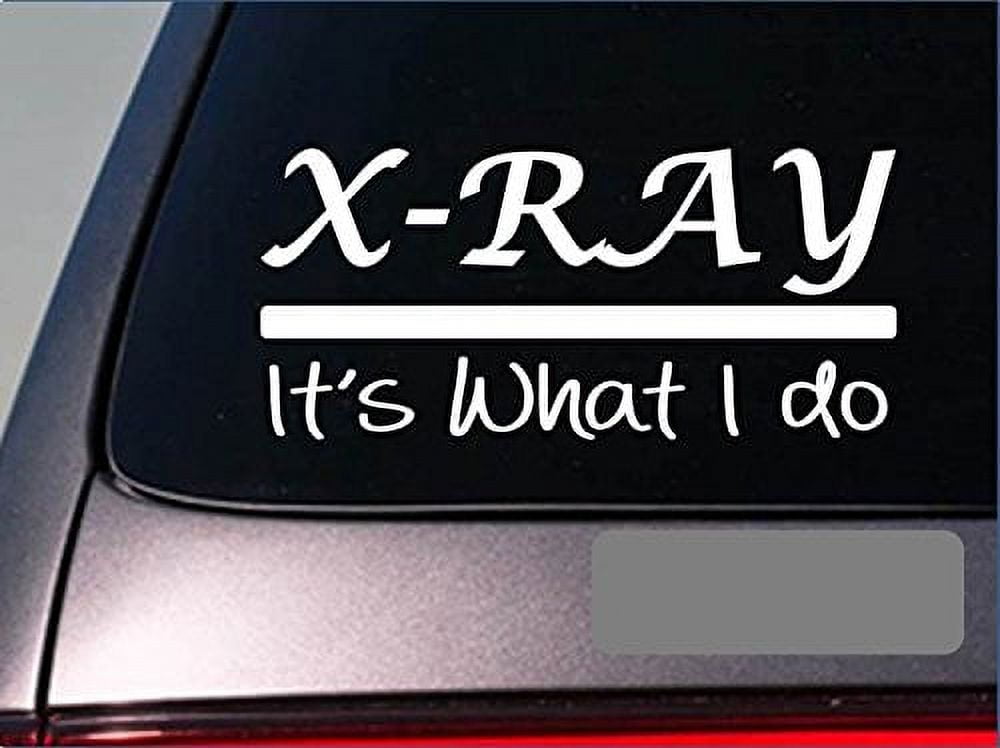 X-ray sticker decal *E288* x-ray tech radiology radiologist er hospital ...
