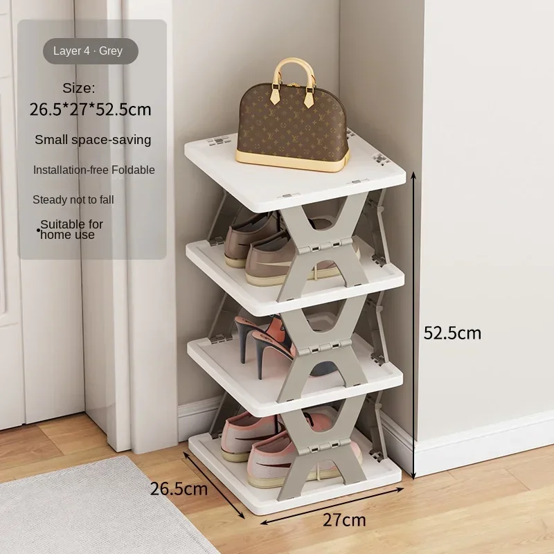 X-shaped Shoe Rack Foldable Simple Shoes Racks Dormitory ...