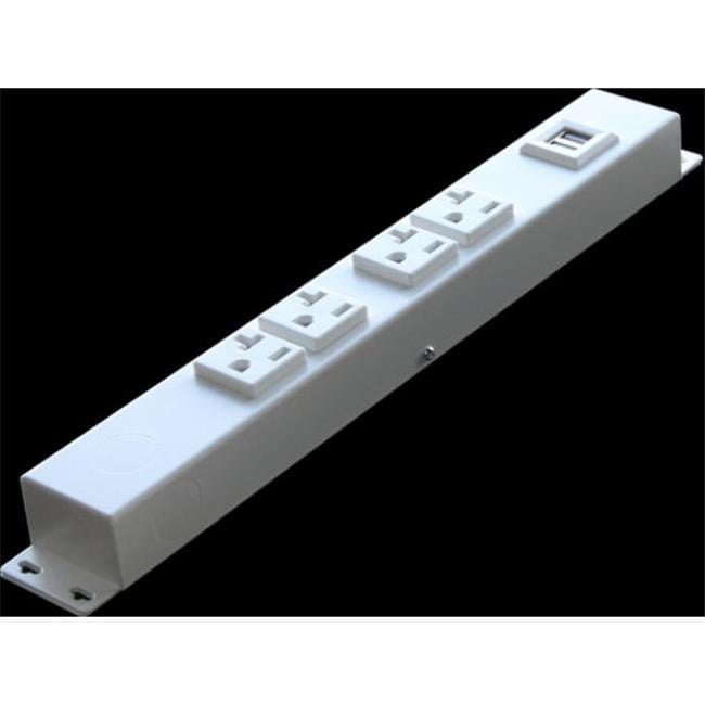 X1 12 in., 20A, 4 Outlets Hardwired Power Strip with USB - Walmart.com