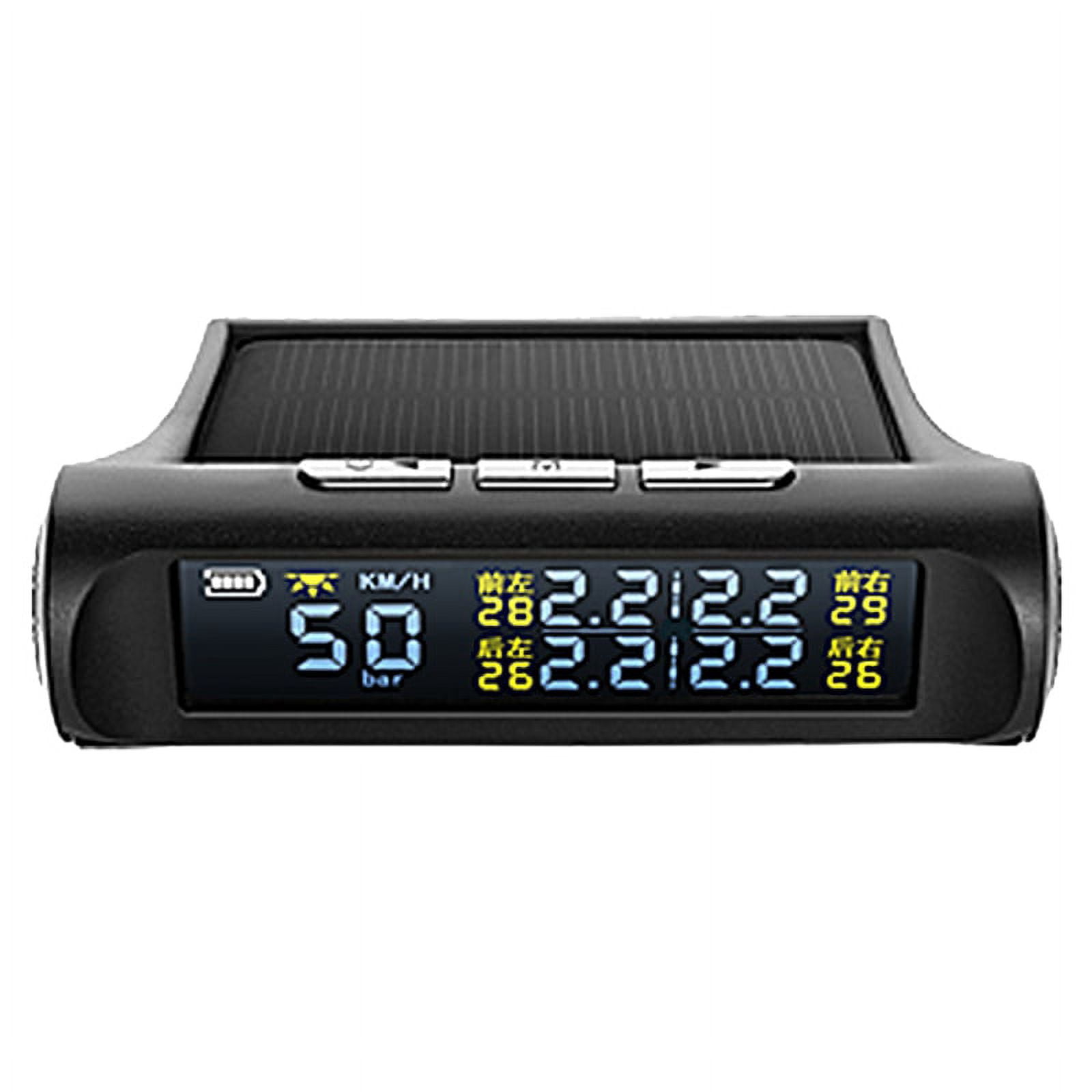 X1 Car HUD -Up Display Steel Tire Pressure Monitoring External Solar ...