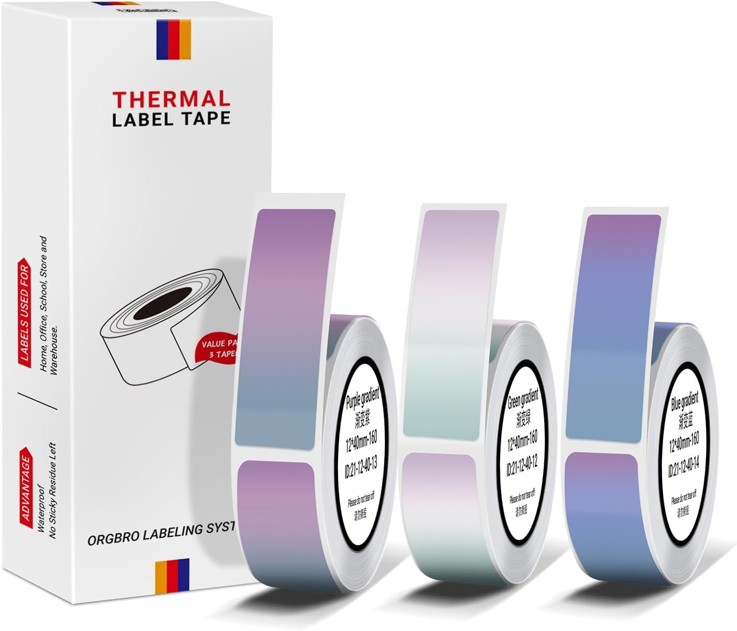 X1 Label Maker Tape, Genuine Thermal Label Print Paper 0.47"×1.57"(12× ...