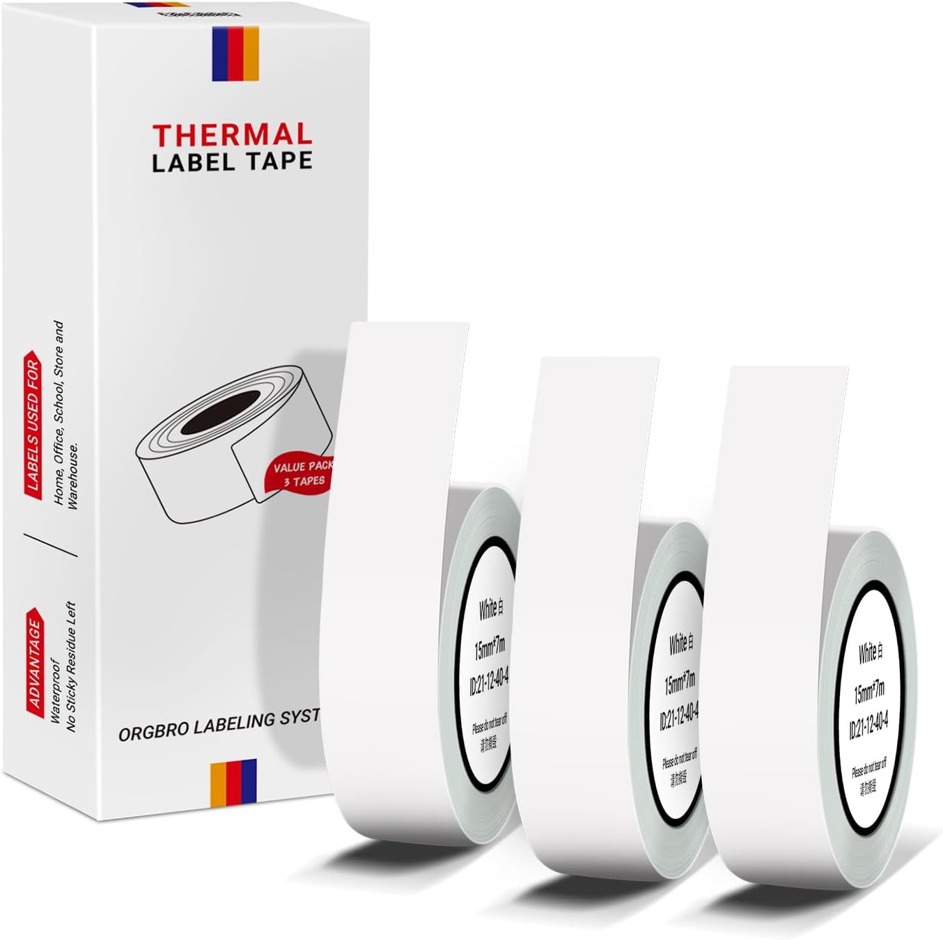 X1 Label Maker Tape, Genuine Thermal Label Print Paper 0.59"×275.6 ...